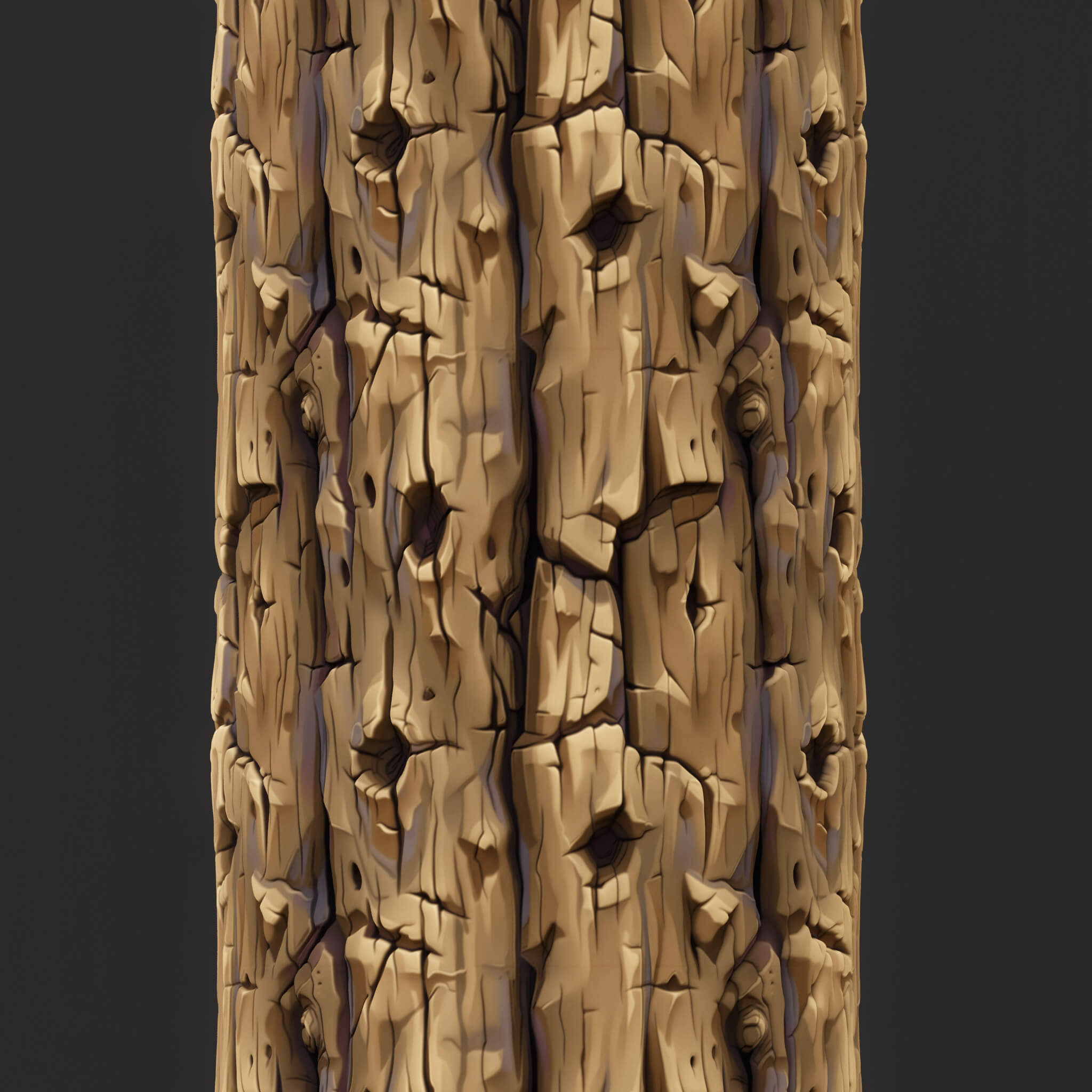 Stylized Bark Seamless Texture by zames1992d