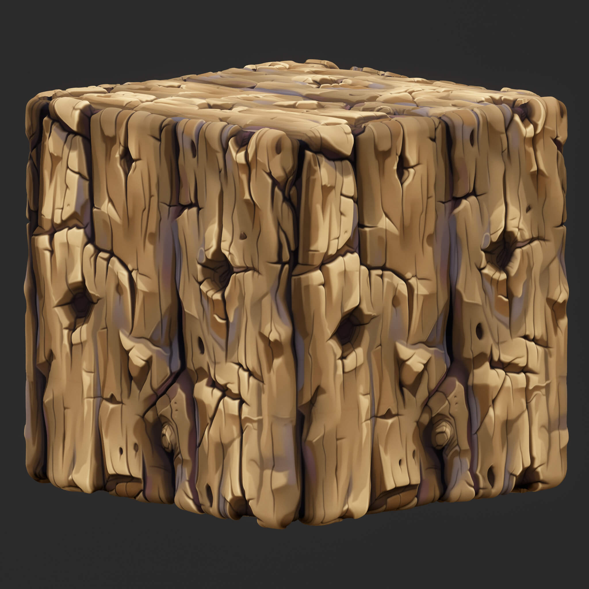 Stylized Bark Seamless Texture by zames1992d