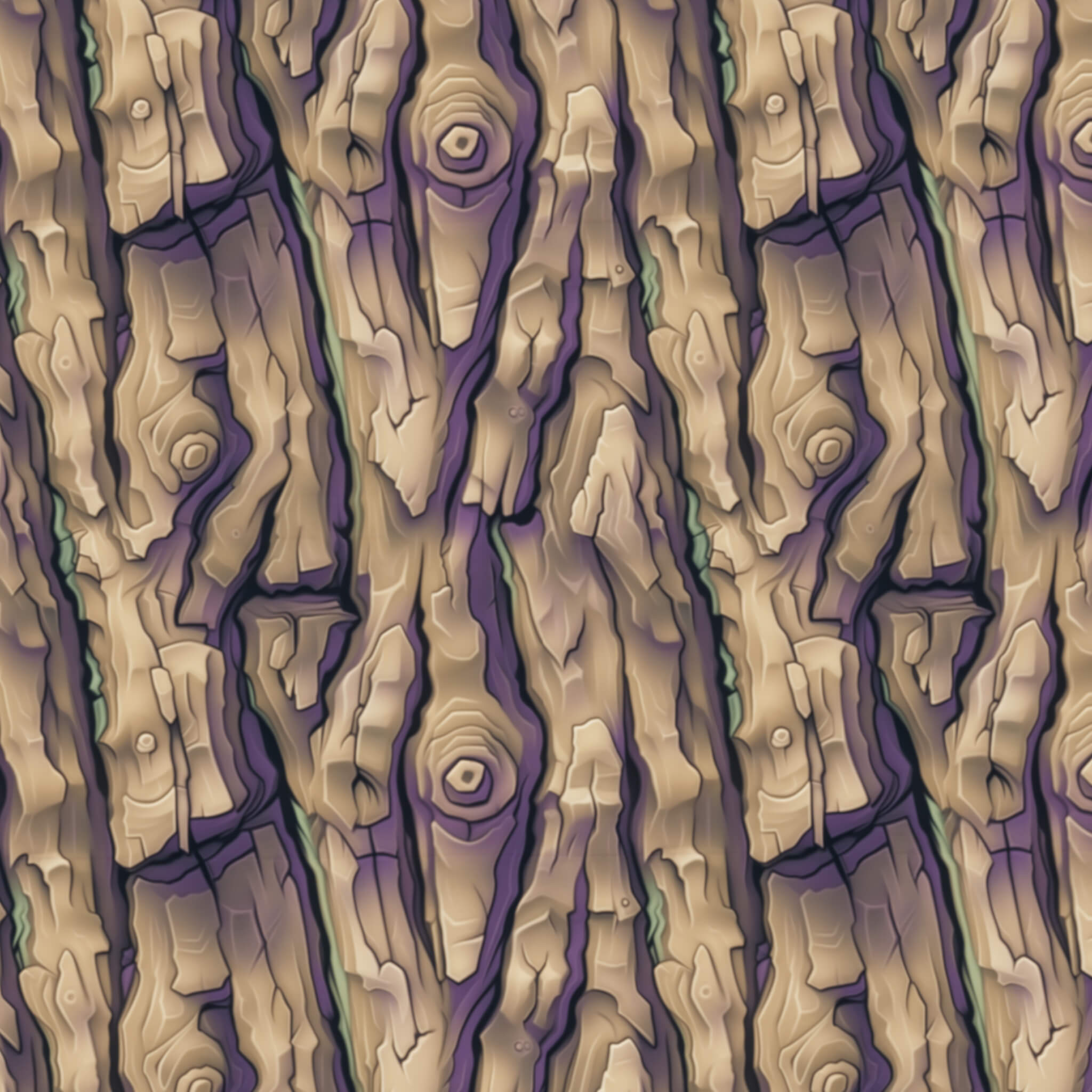 Stylized Bark Seamless Texture by zames1992d