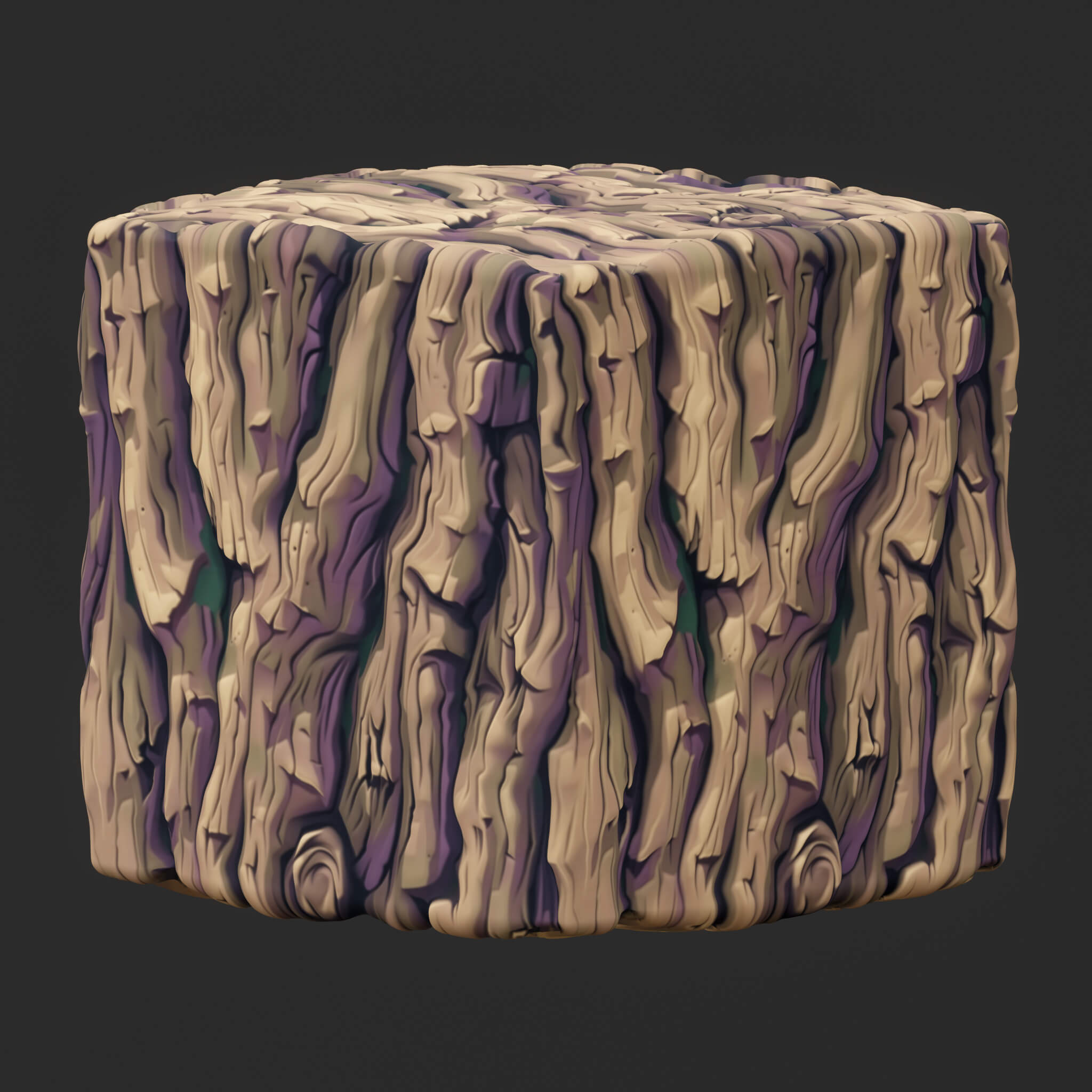 Stylized Bark Seamless Texture by zames1992d