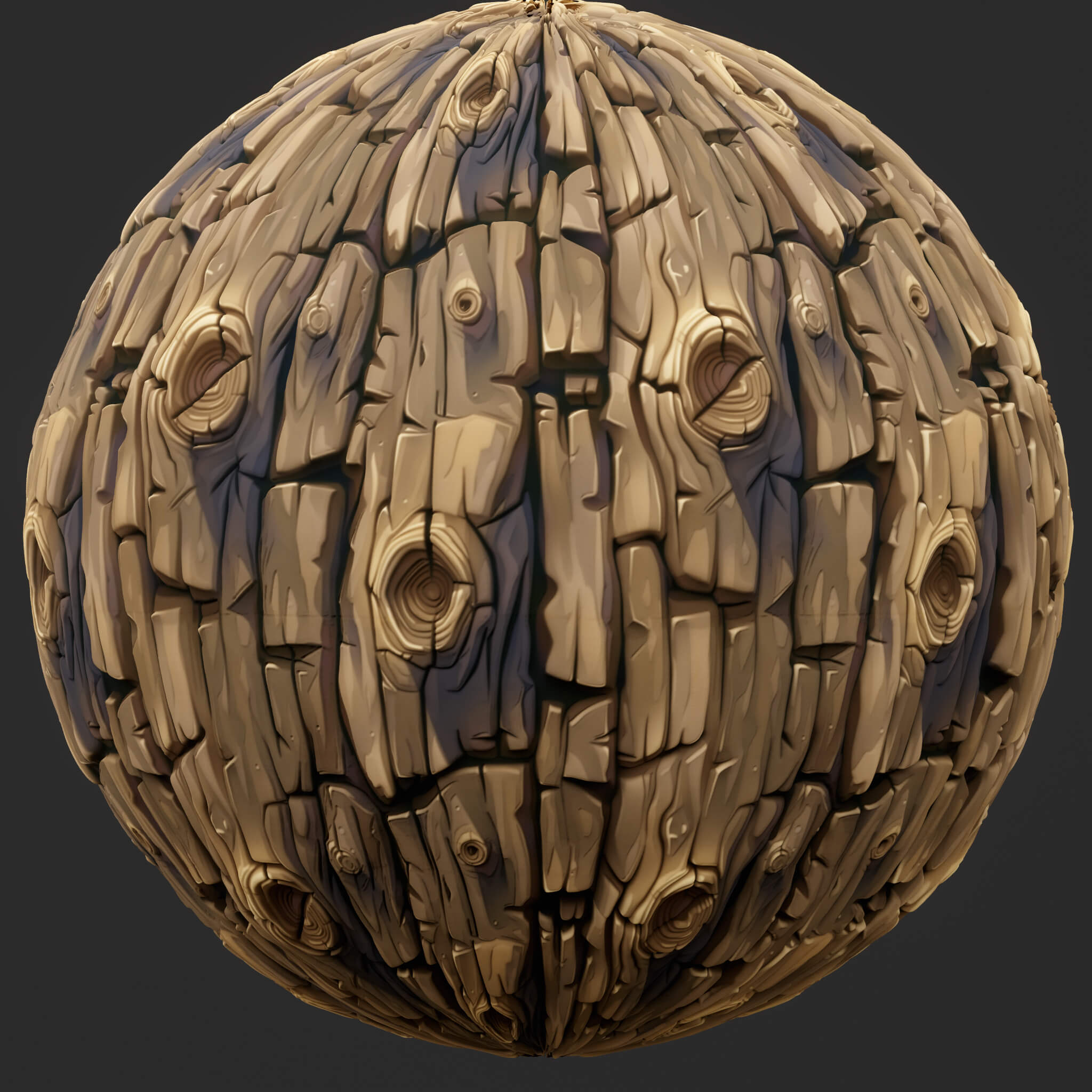 Stylized Bark Seamless Texture by zames1992d