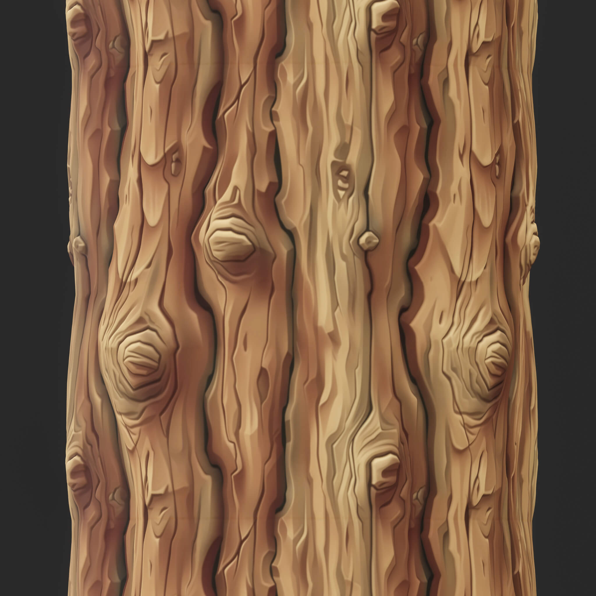Stylized Bark Seamless Texture by zames1992d