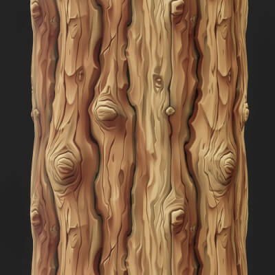 Stylized Bark Seamless Texture by zames1992d