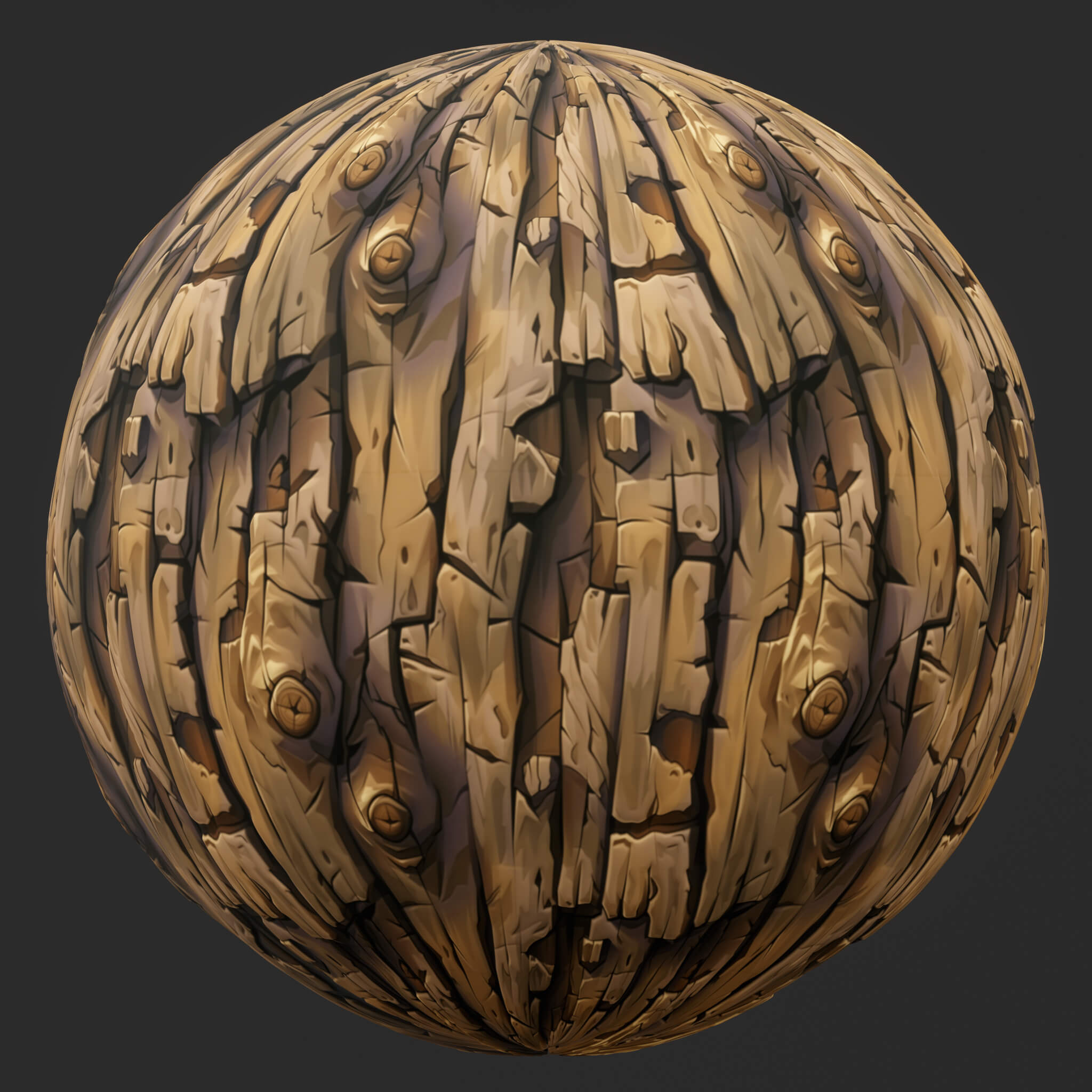 Stylized Bark Seamless Texture by zames1992d