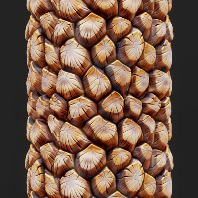 Stylized Bark Seamless Texture by zames1992d