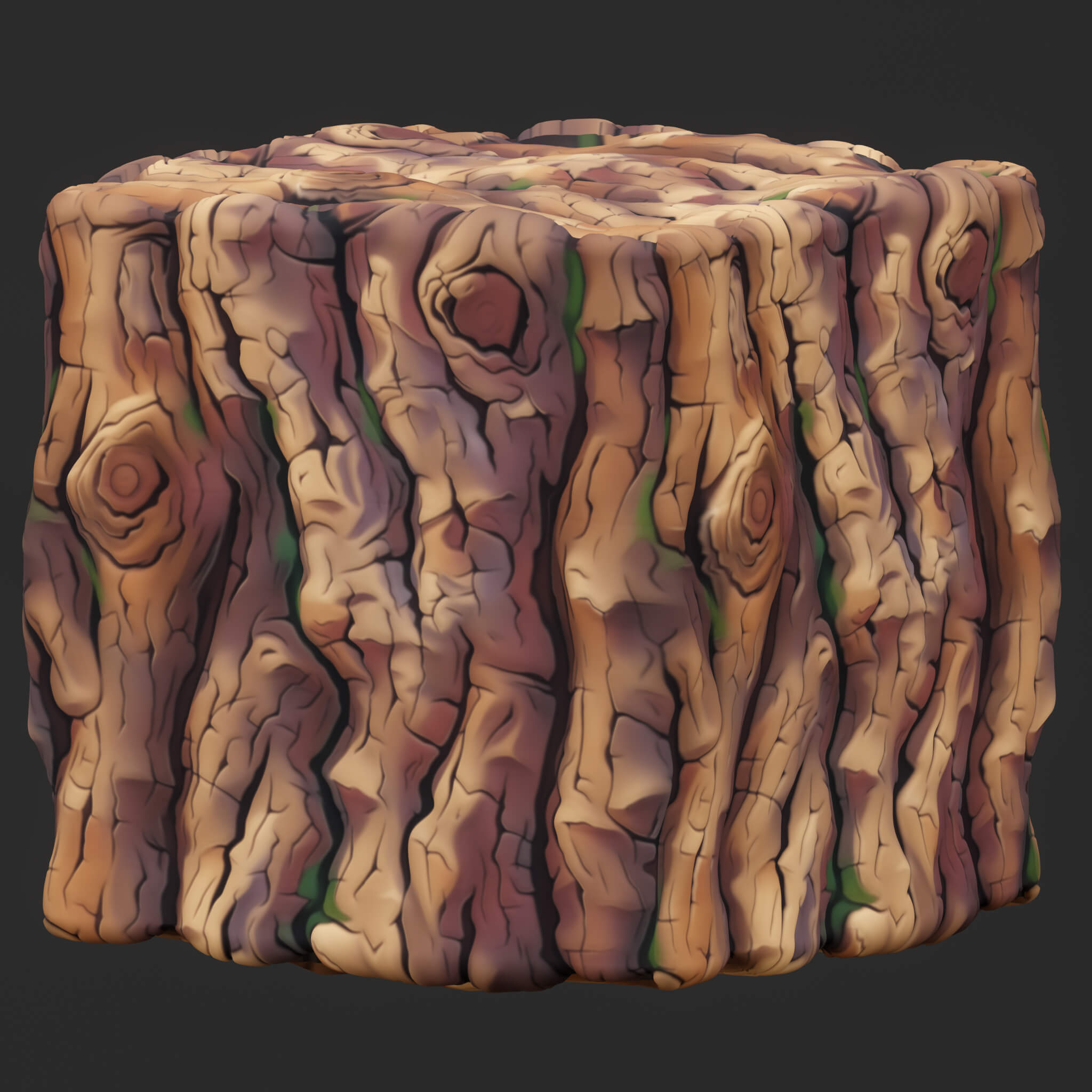 Stylized Bark Seamless Texture by zames1992d