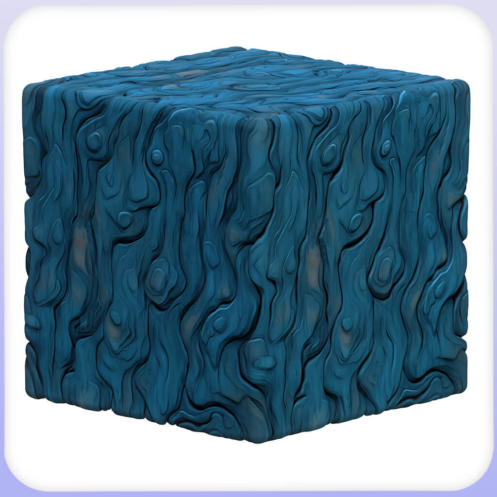 Stylized Bark Seamless Texture by zames1992d