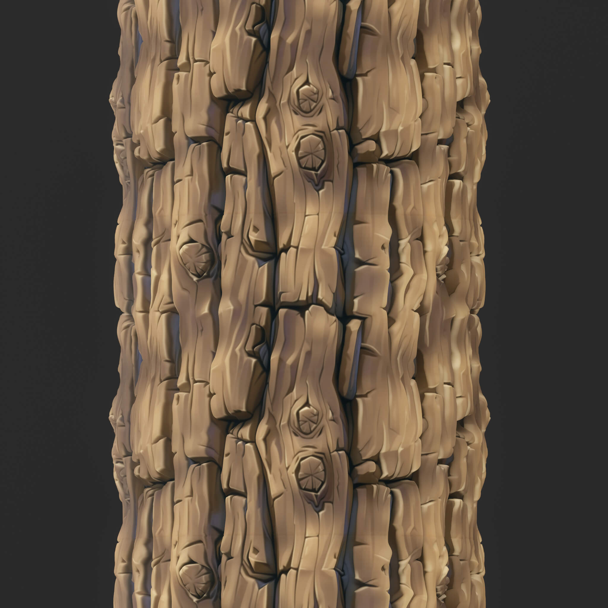 Stylized Bark Seamless Texture by zames1992d