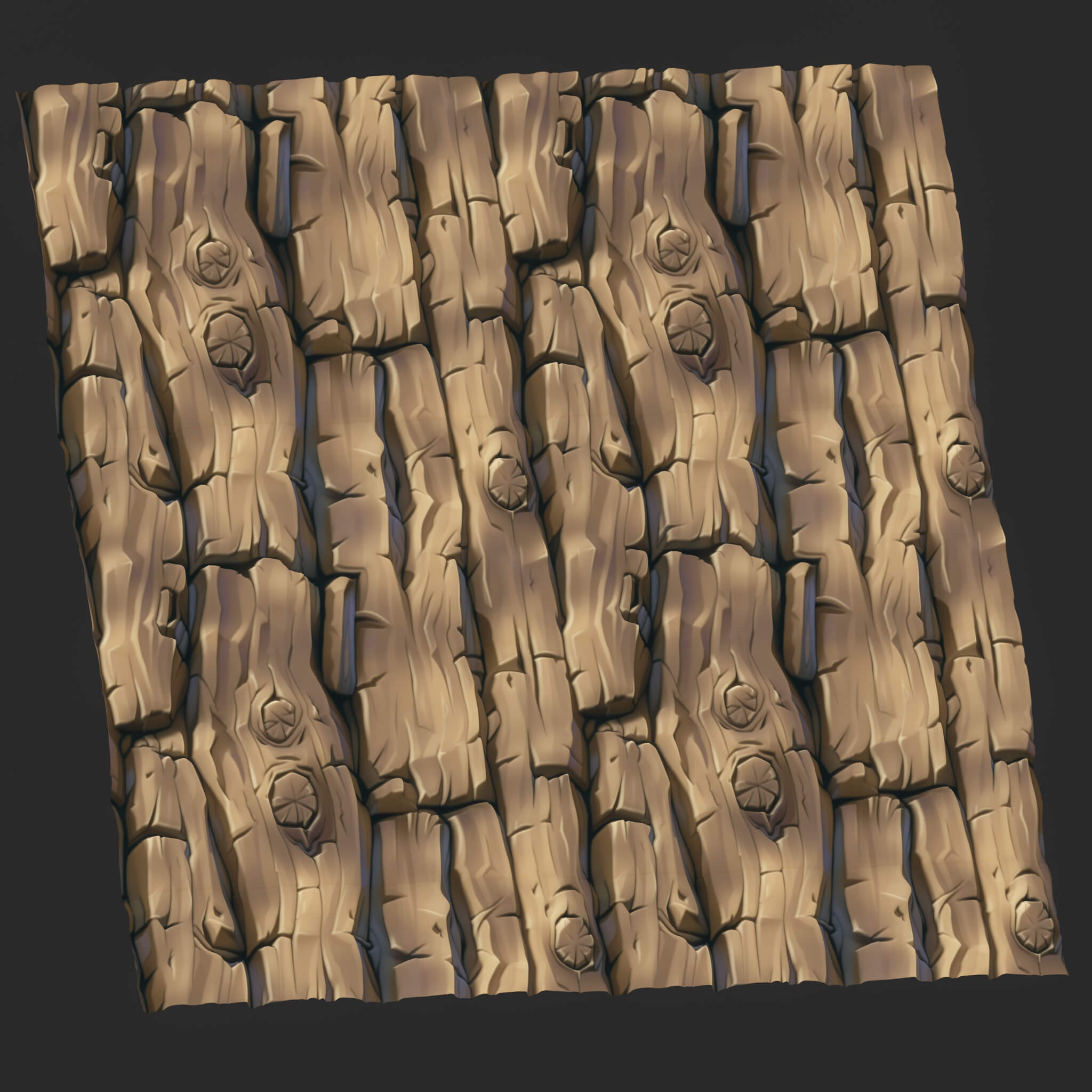 Stylized Bark Seamless Texture by zames1992d