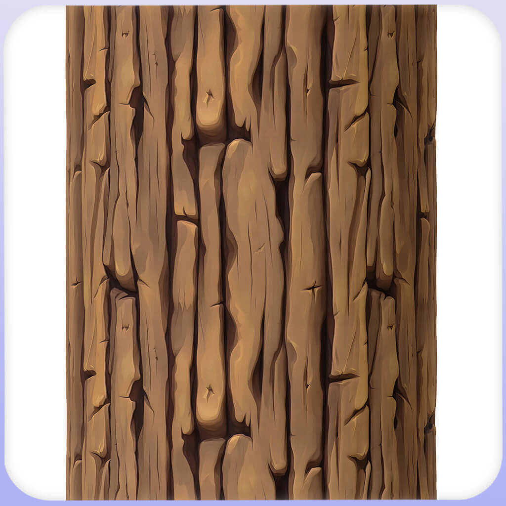 Stylized Bark Seamless Texture by zames1992d