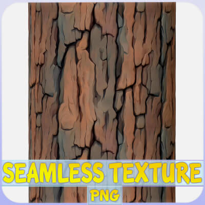 Stylized Bark Seamless Texture by zames1992d