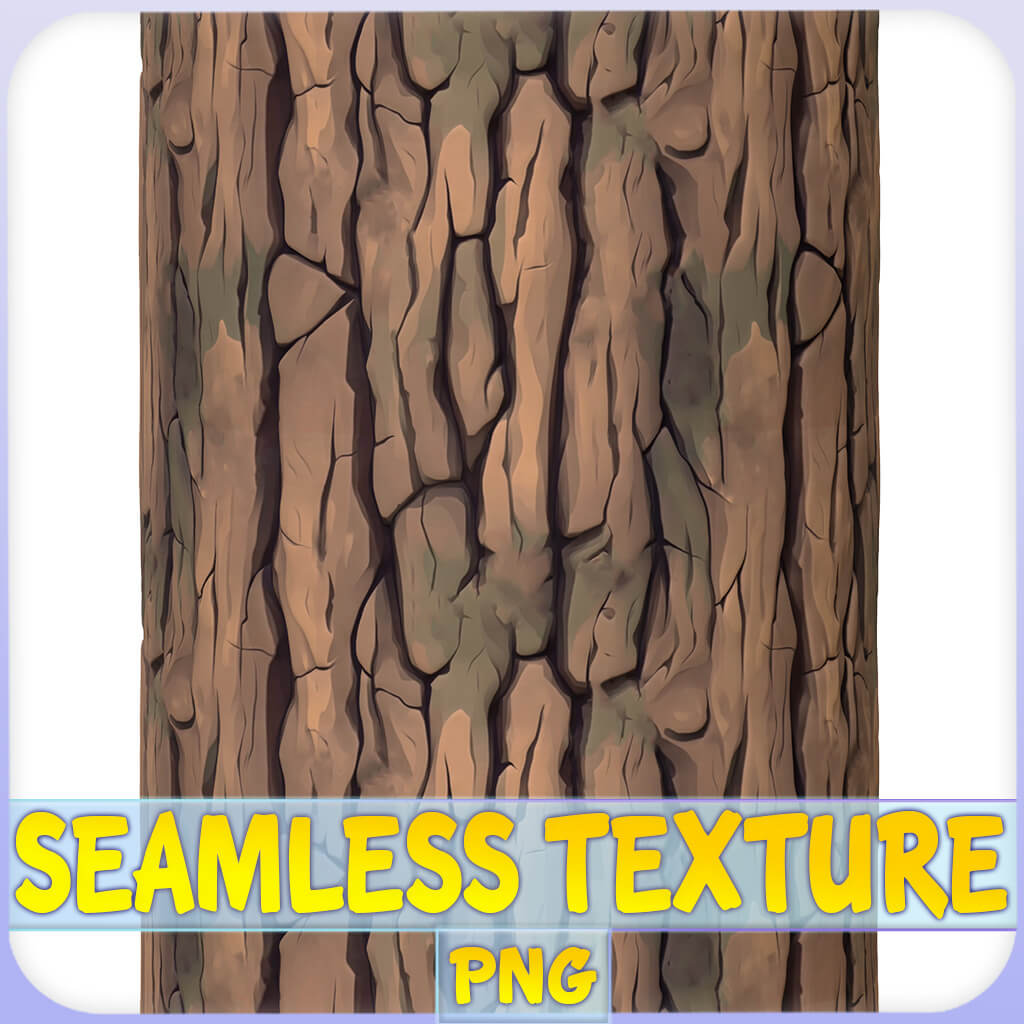 Stylized Bark Seamless Texture by zames1992d