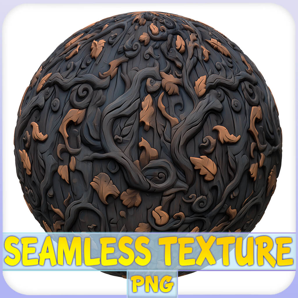 Stylized Bark Seamless Texture by zames1992d