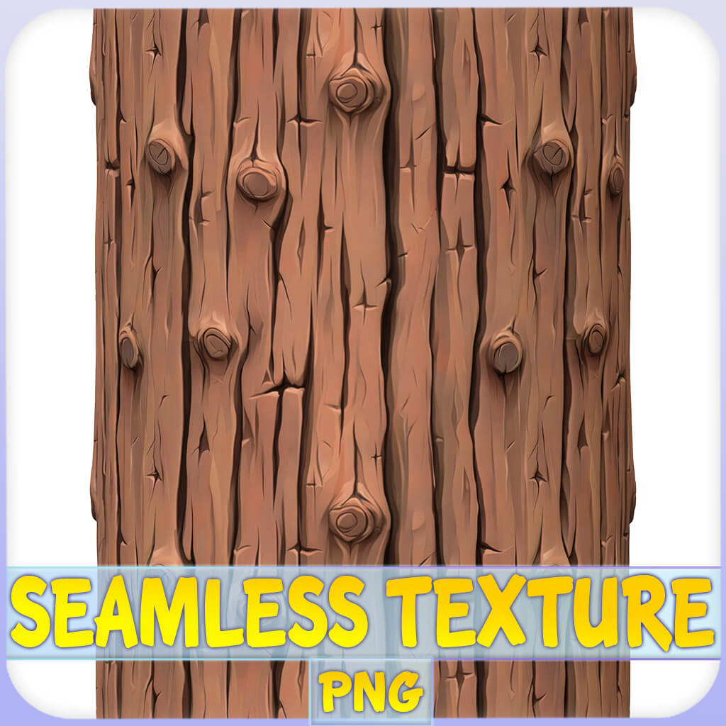 Stylized Bark Seamless Texture by zames1992d