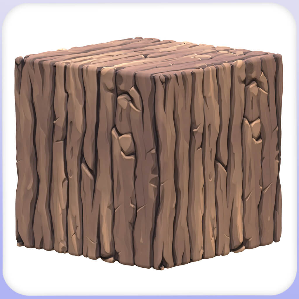 Stylized Bark Seamless Texture by zames1992d
