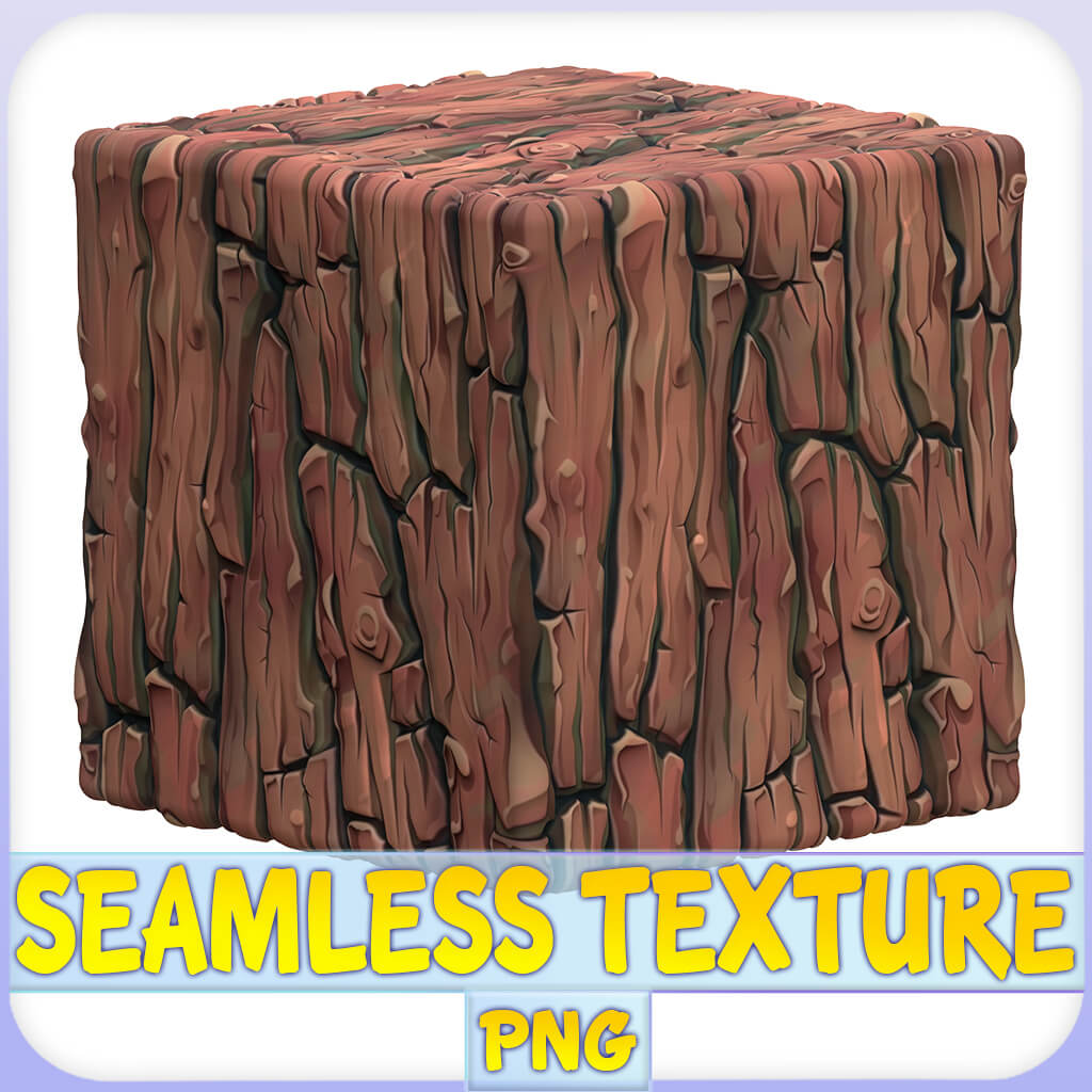 Stylized Bark Seamless Texture by zames1992d
