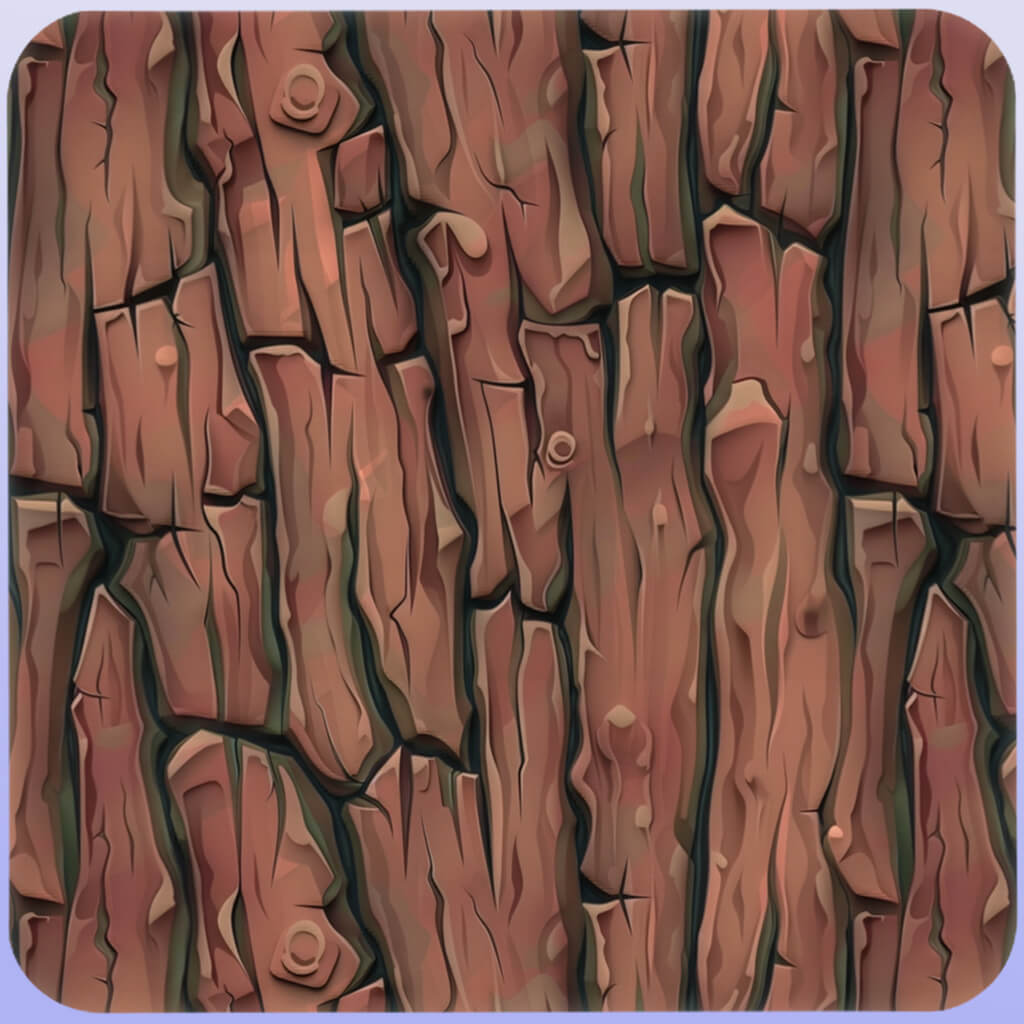Stylized Bark Seamless Texture by zames1992d