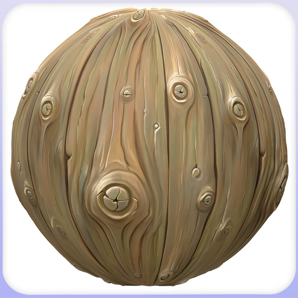 Stylized Bark Seamless Texture by zames1992d