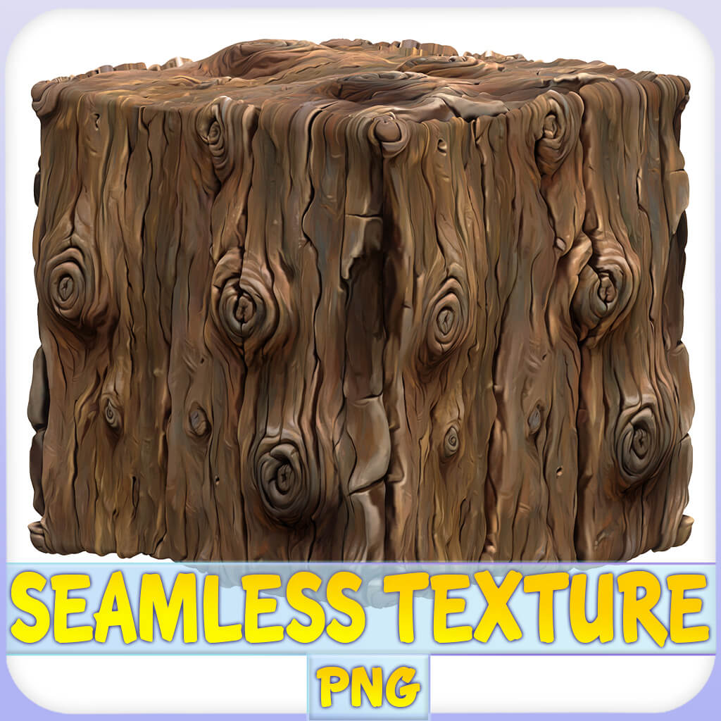 Stylized Bark Seamless Texture by zames1992d