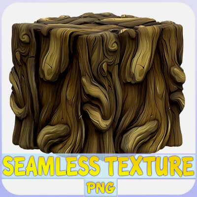 Stylized Bark Seamless Texture by zames1992d