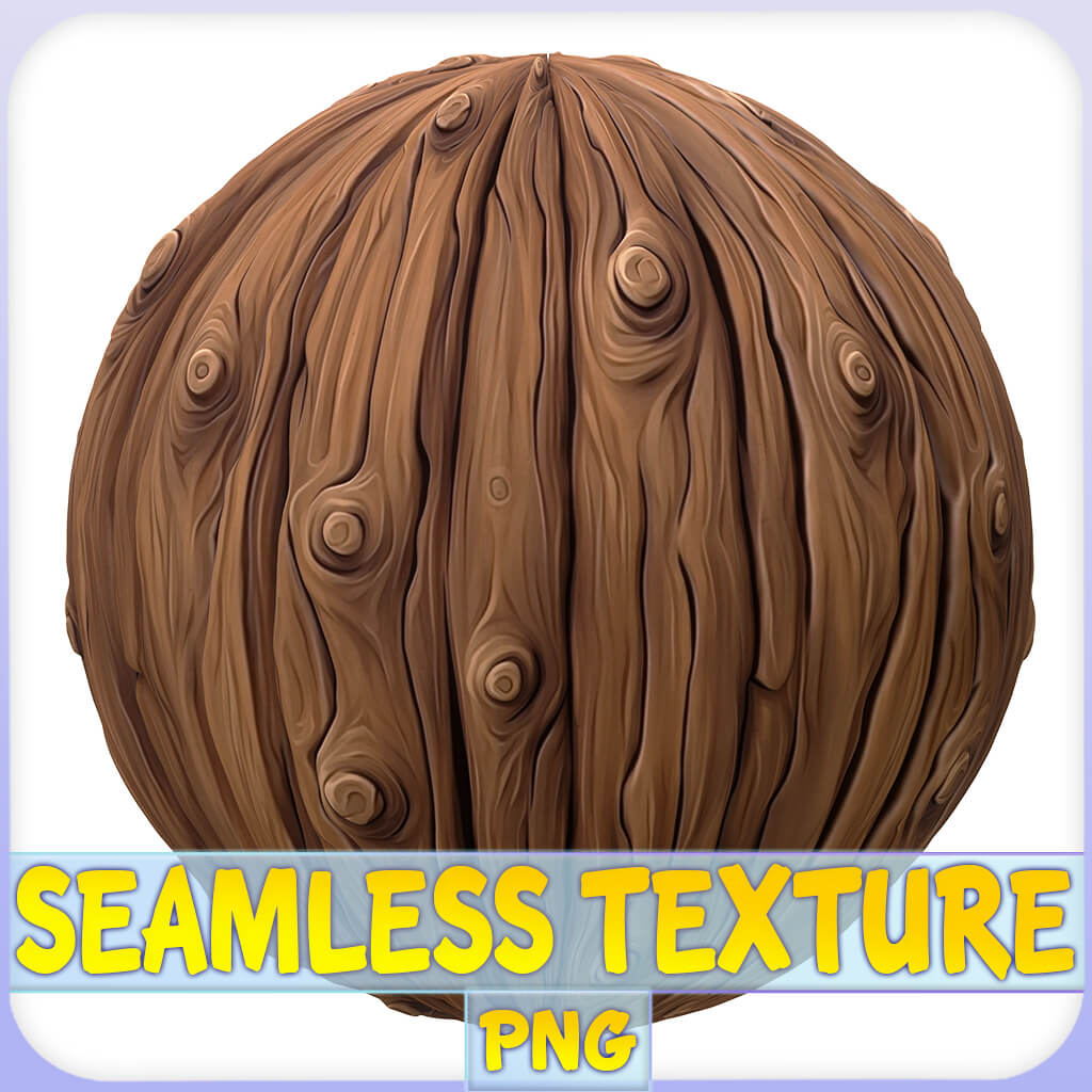 Stylized Bark Seamless Texture by zames1992d