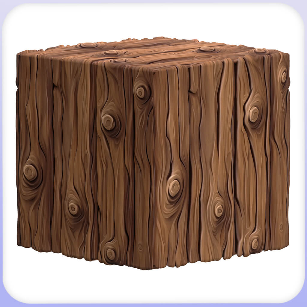 Stylized Bark Seamless Texture by zames1992d
