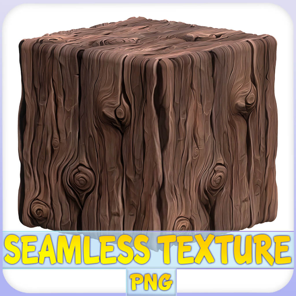 Stylized Bark Seamless Texture by zames1992d
