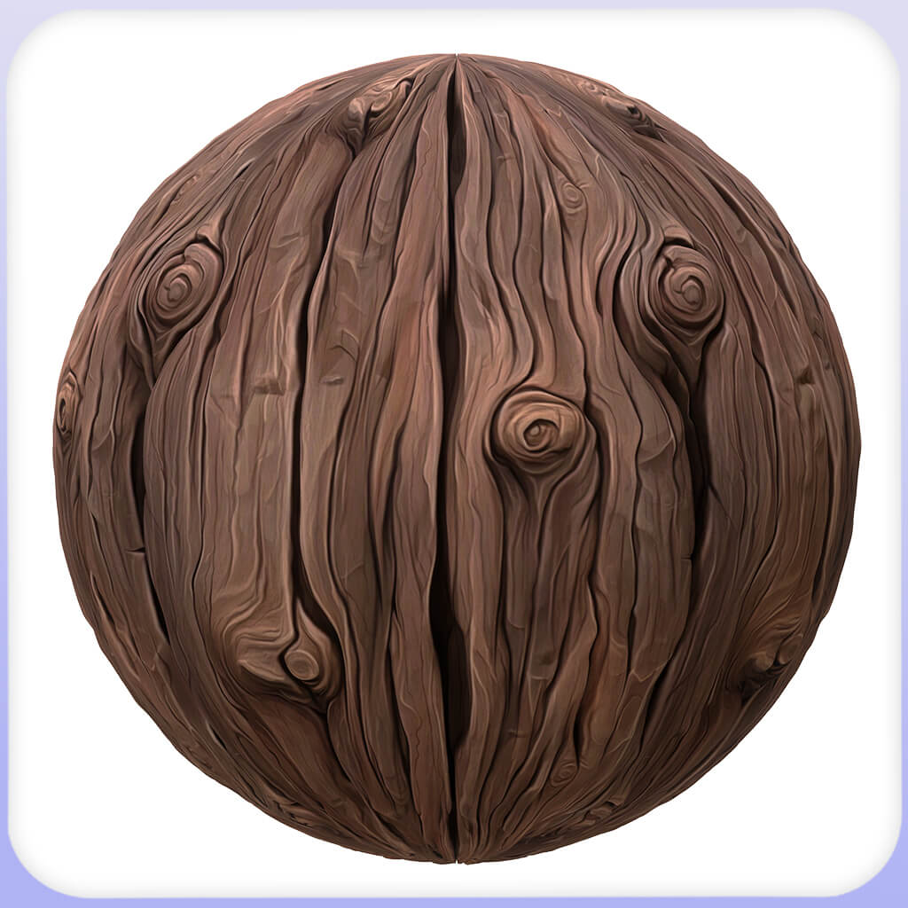Stylized Bark Seamless Texture by zames1992d