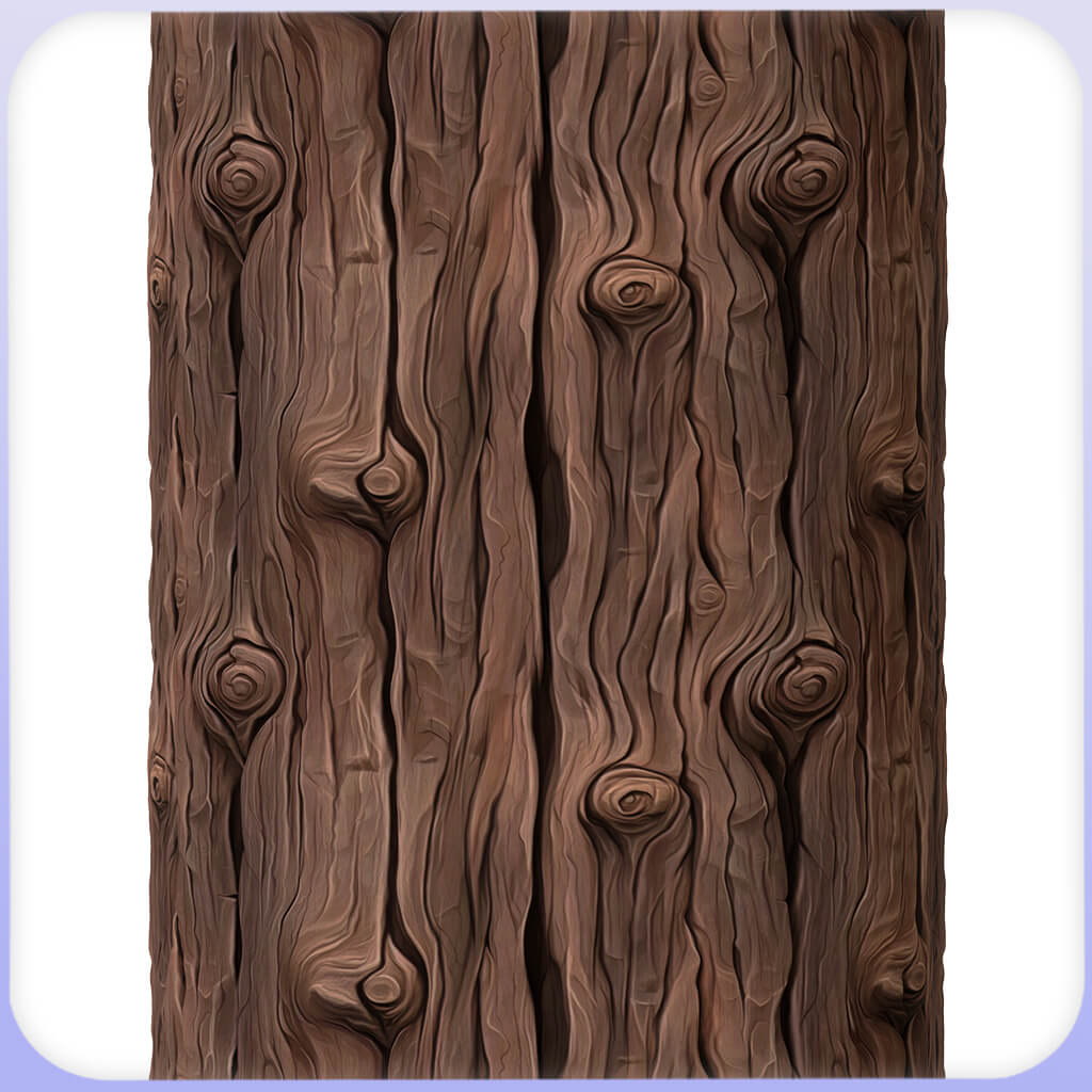 Stylized Bark Seamless Texture by zames1992d