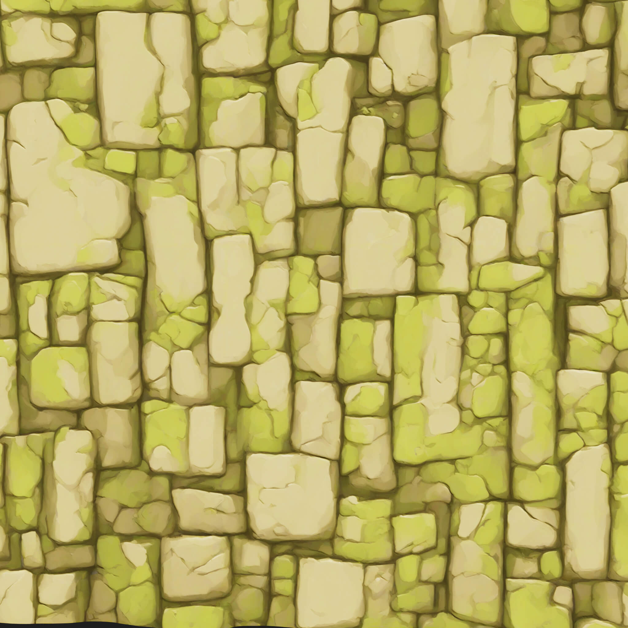 Stylized Brick Seamless Texture by zames1992d
