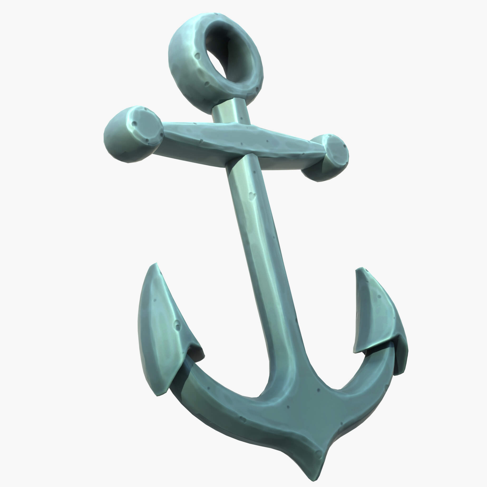 Stylized Cartoon Anchor - 3D Model by zames1992d