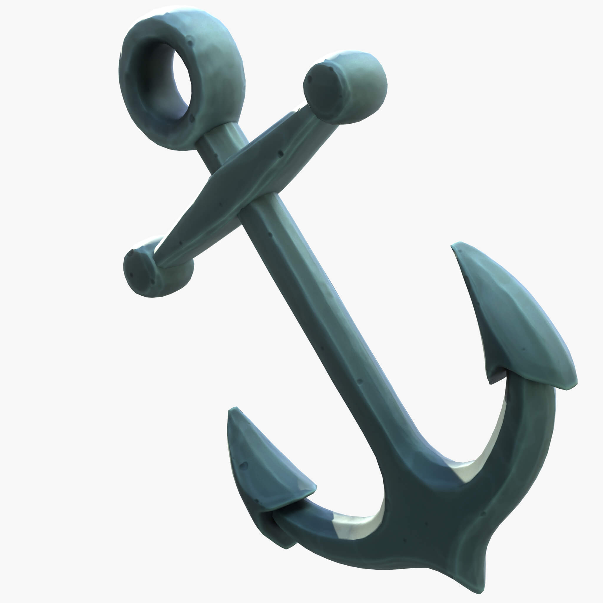 Stylized Cartoon Anchor - 3D Model by zames1992d