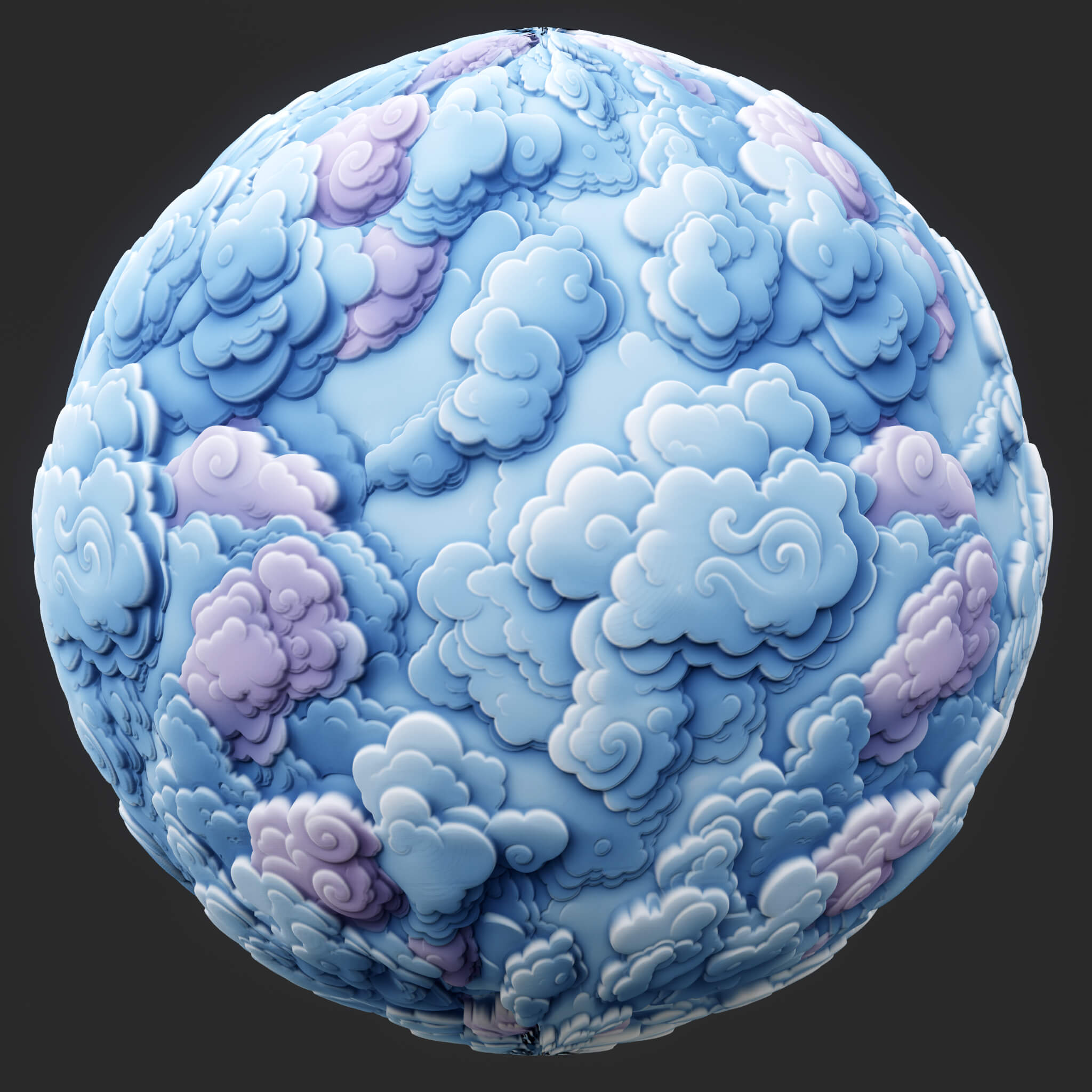 Stylized Clouds Seamless Texture by zames1992d