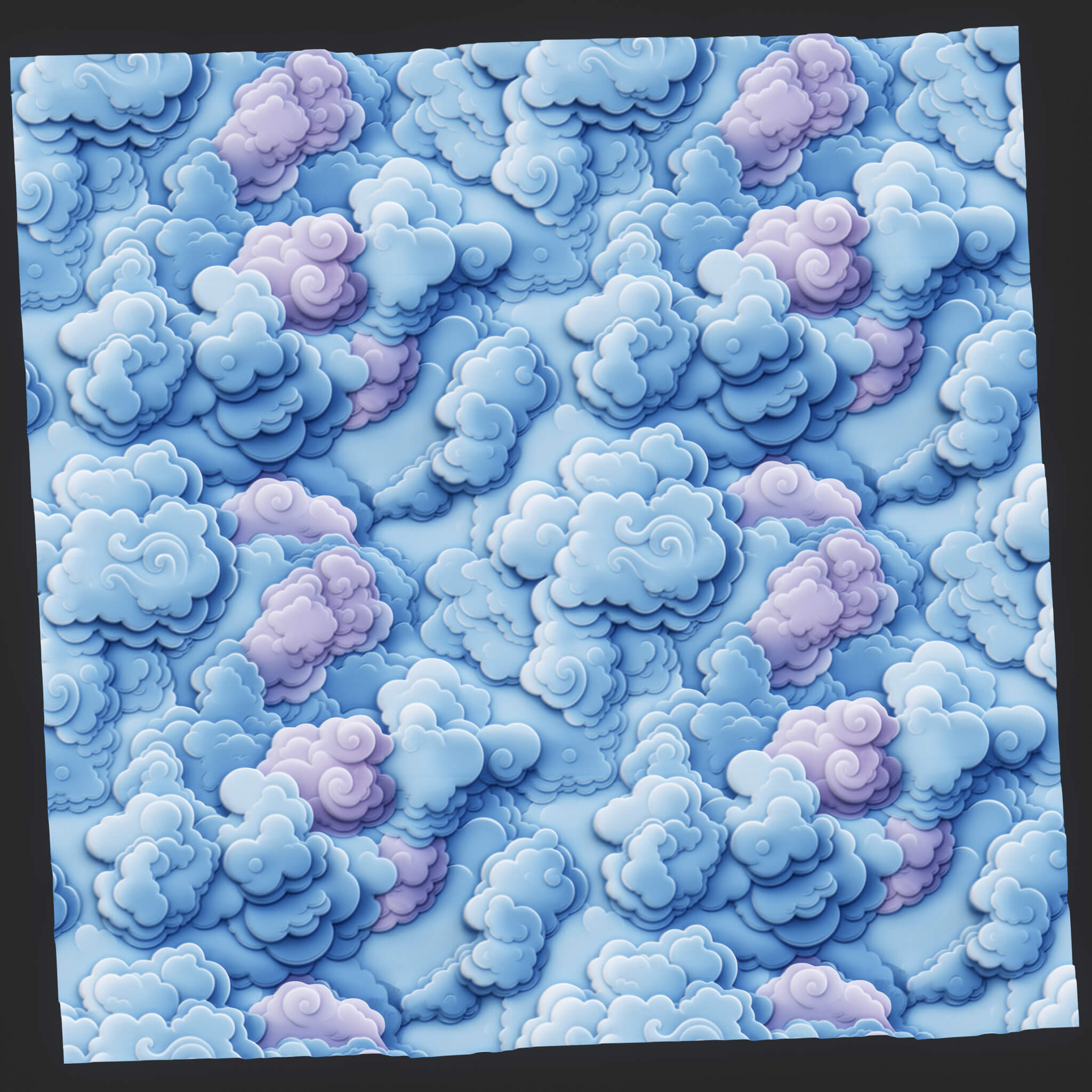 Stylized Clouds Seamless Texture by zames1992d