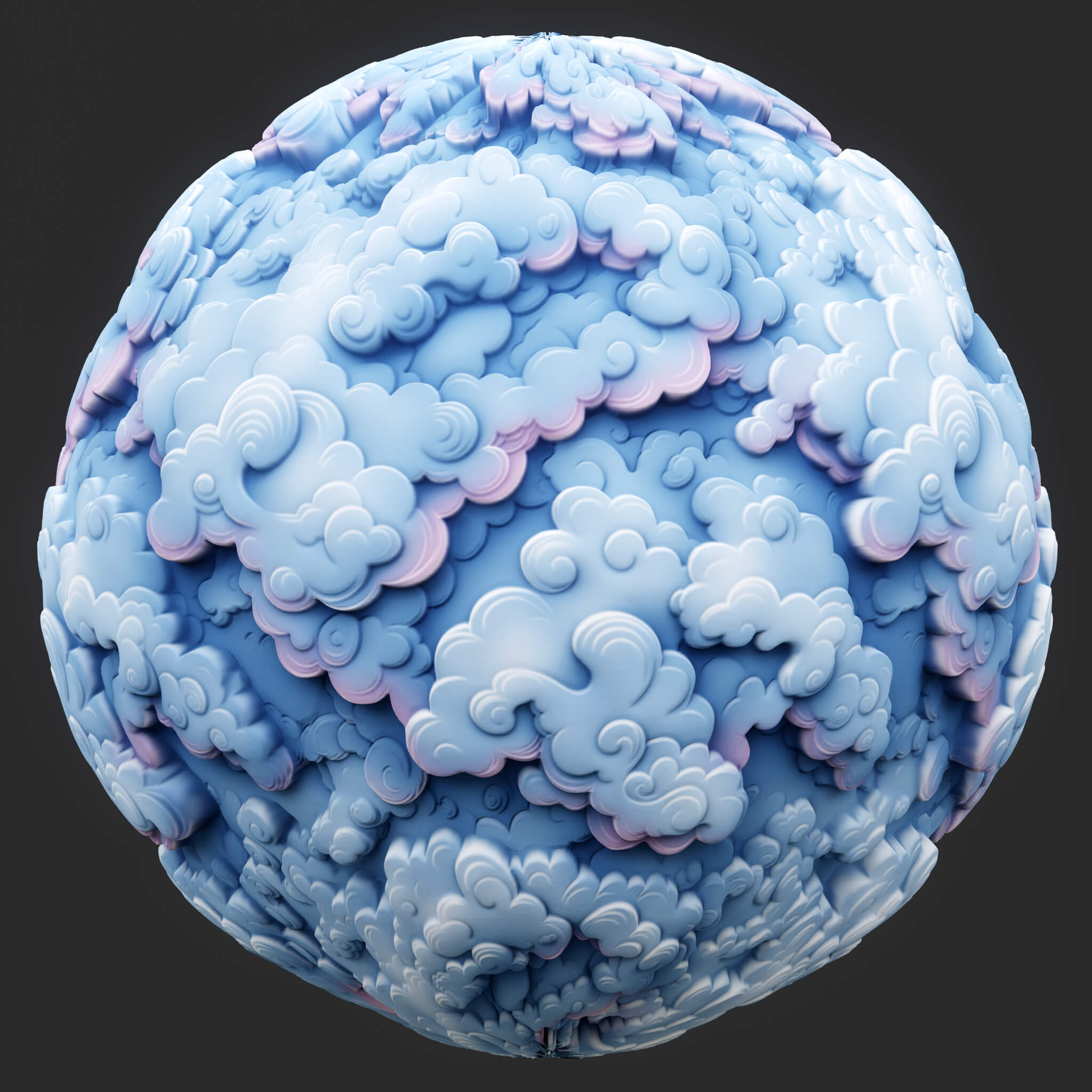 Stylized Clouds Seamless Texture by zames1992d