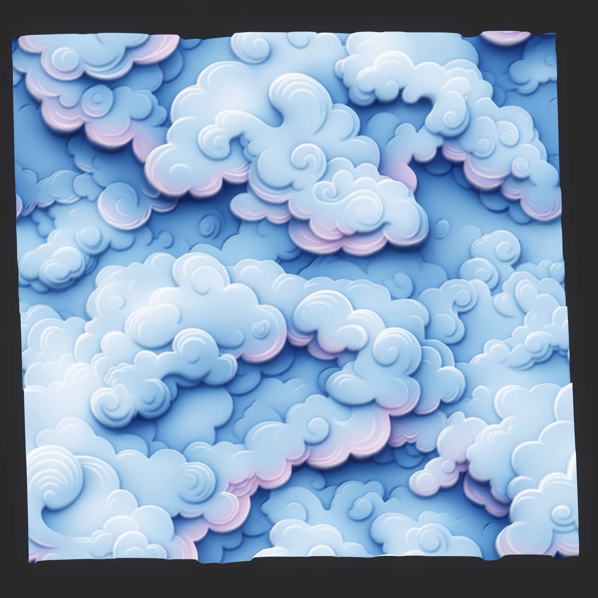Stylized Clouds Seamless Texture by zames1992d