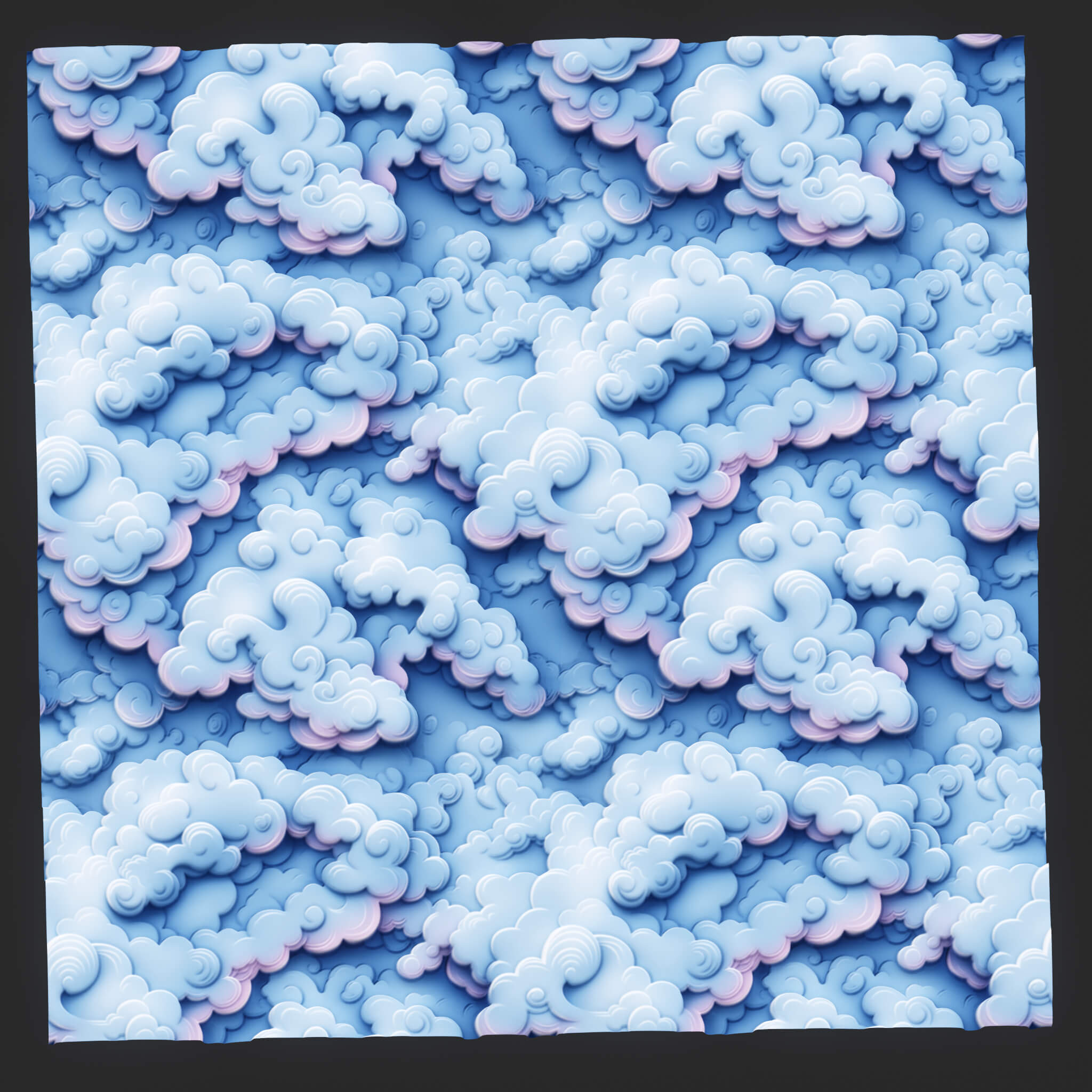 Stylized Clouds Seamless Texture by zames1992d