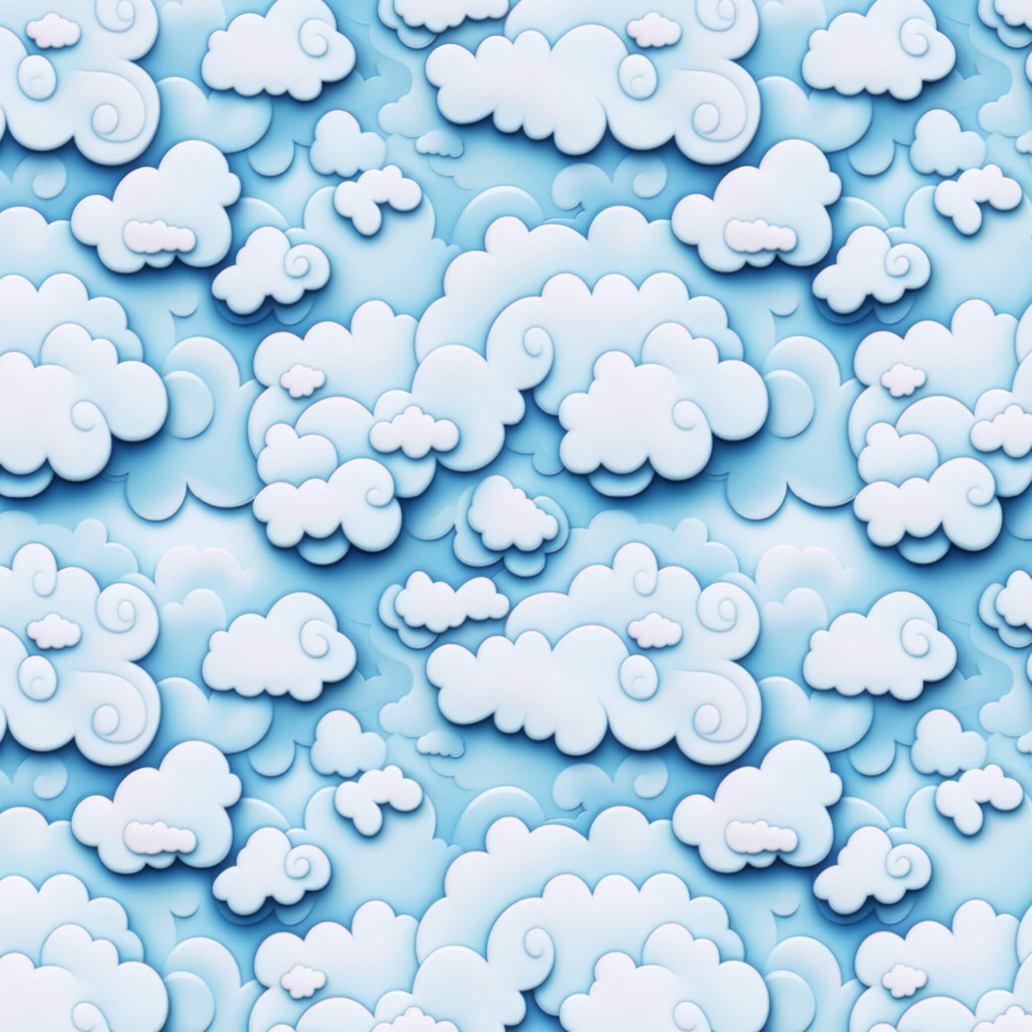 Stylized Clouds Seamless Texture by zames1992d