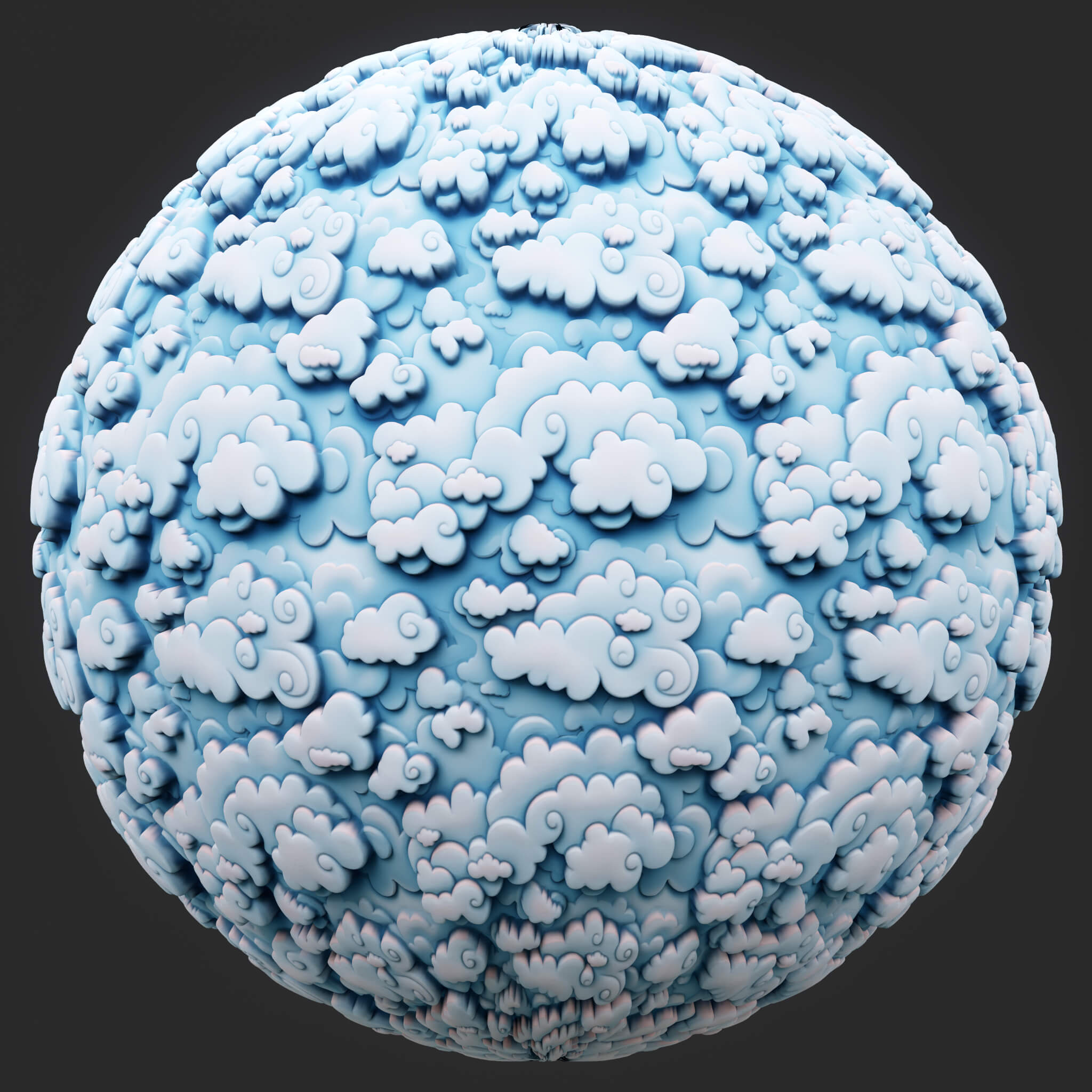Stylized Clouds Seamless Texture by zames1992d