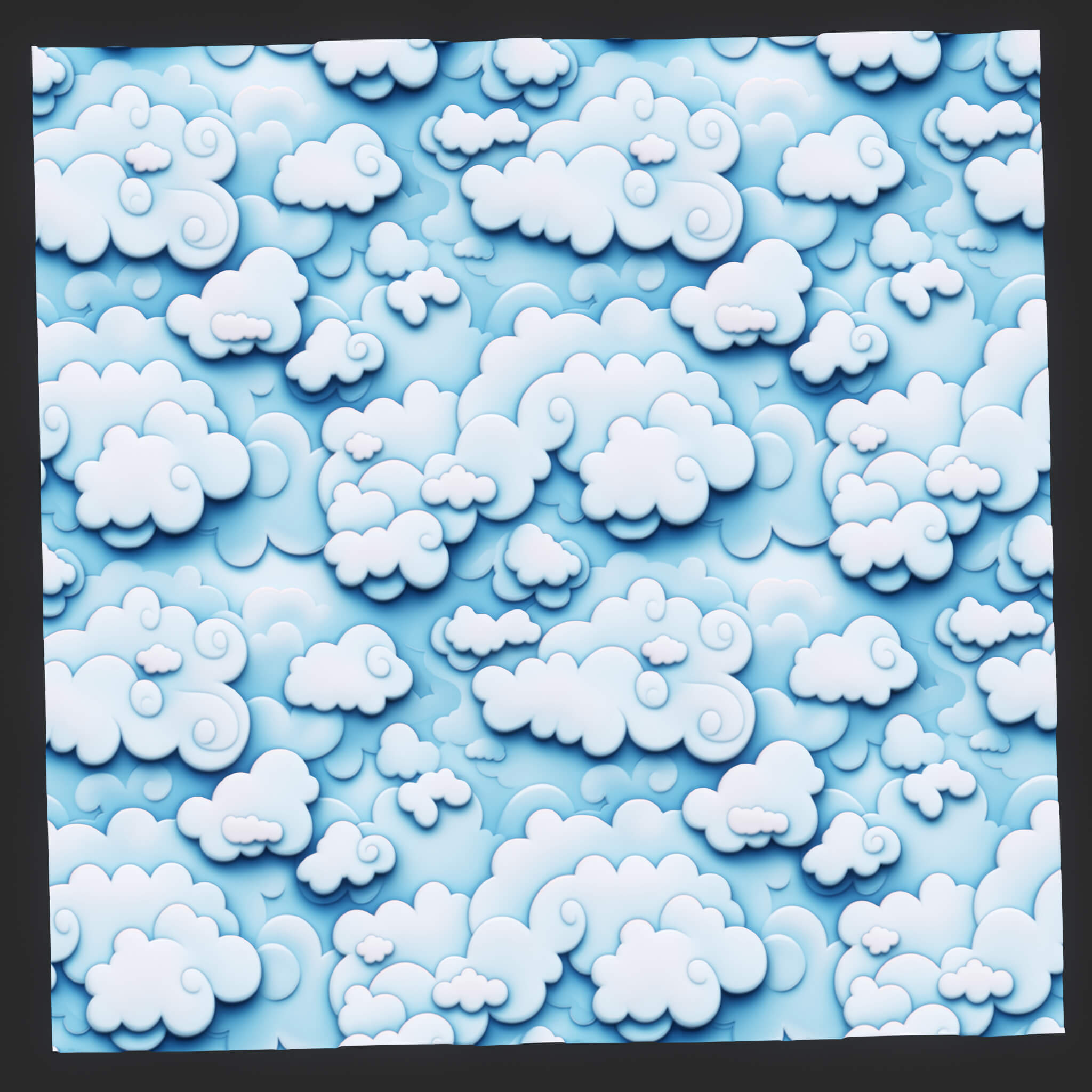 Stylized Clouds Seamless Texture by zames1992d