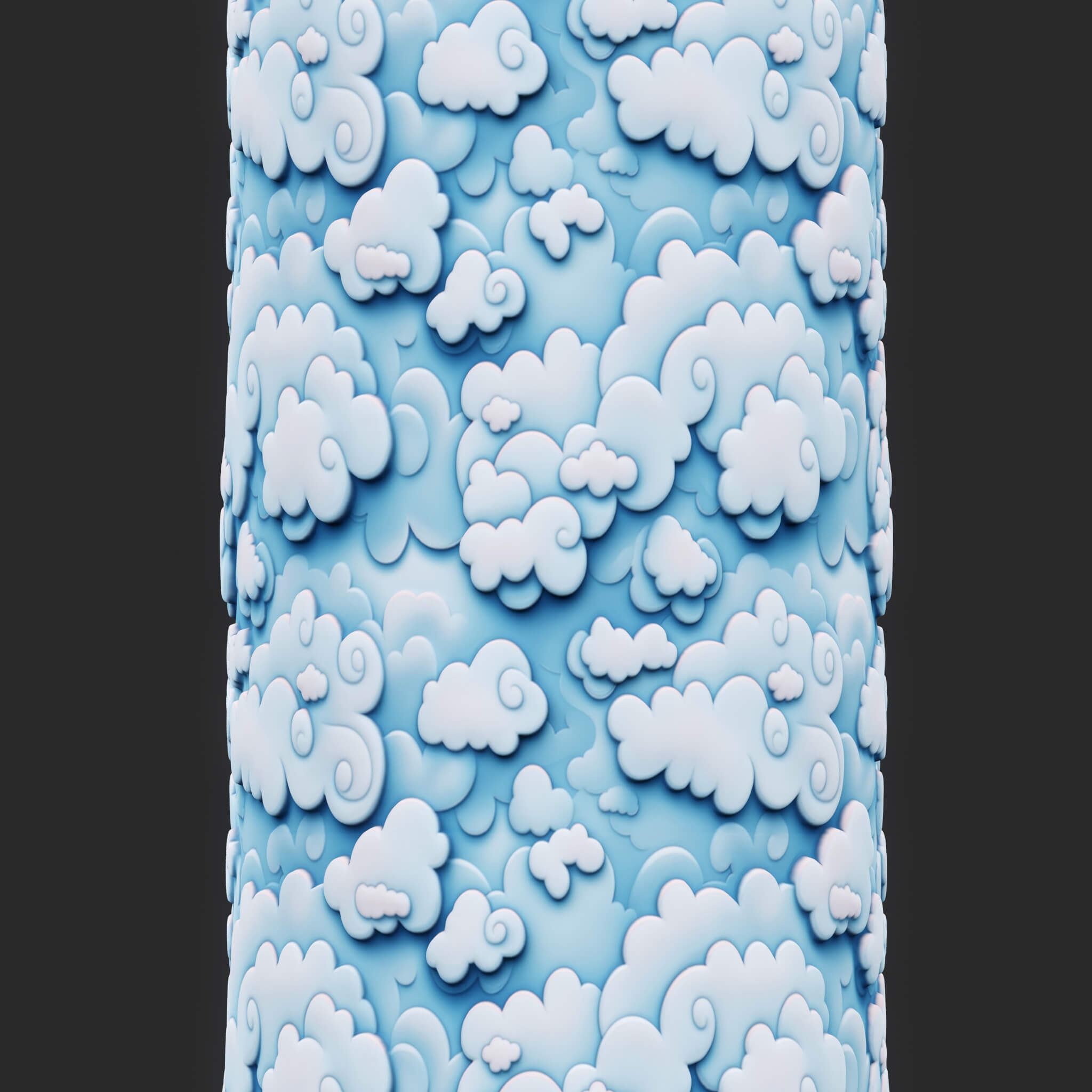 Stylized Clouds Seamless Texture by zames1992d