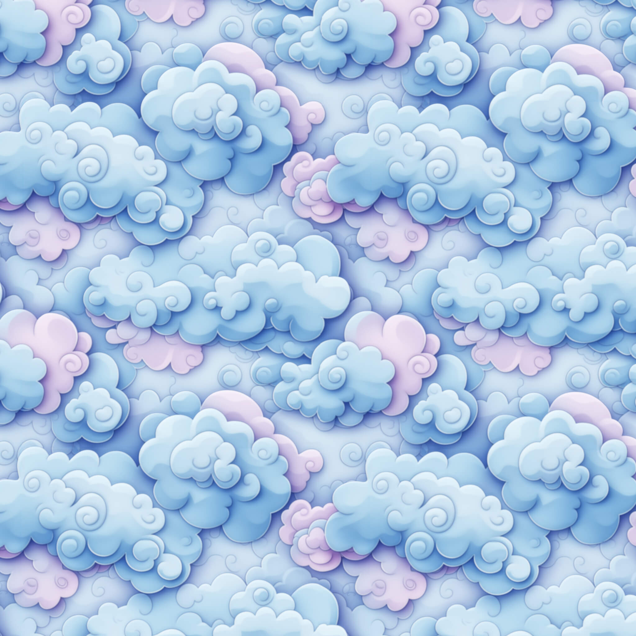 Stylized Clouds Seamless Texture by zames1992d