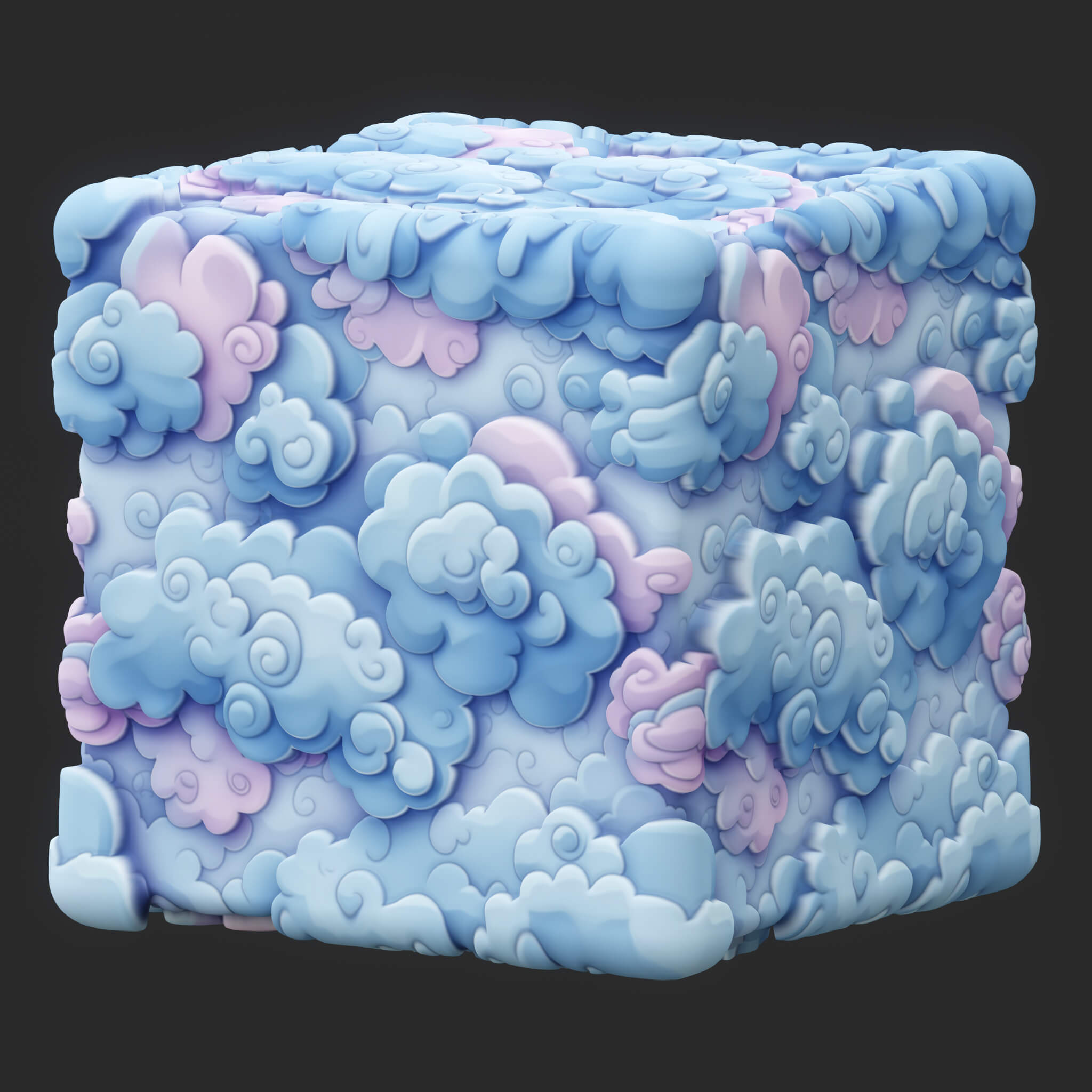 Stylized Clouds Seamless Texture by zames1992d