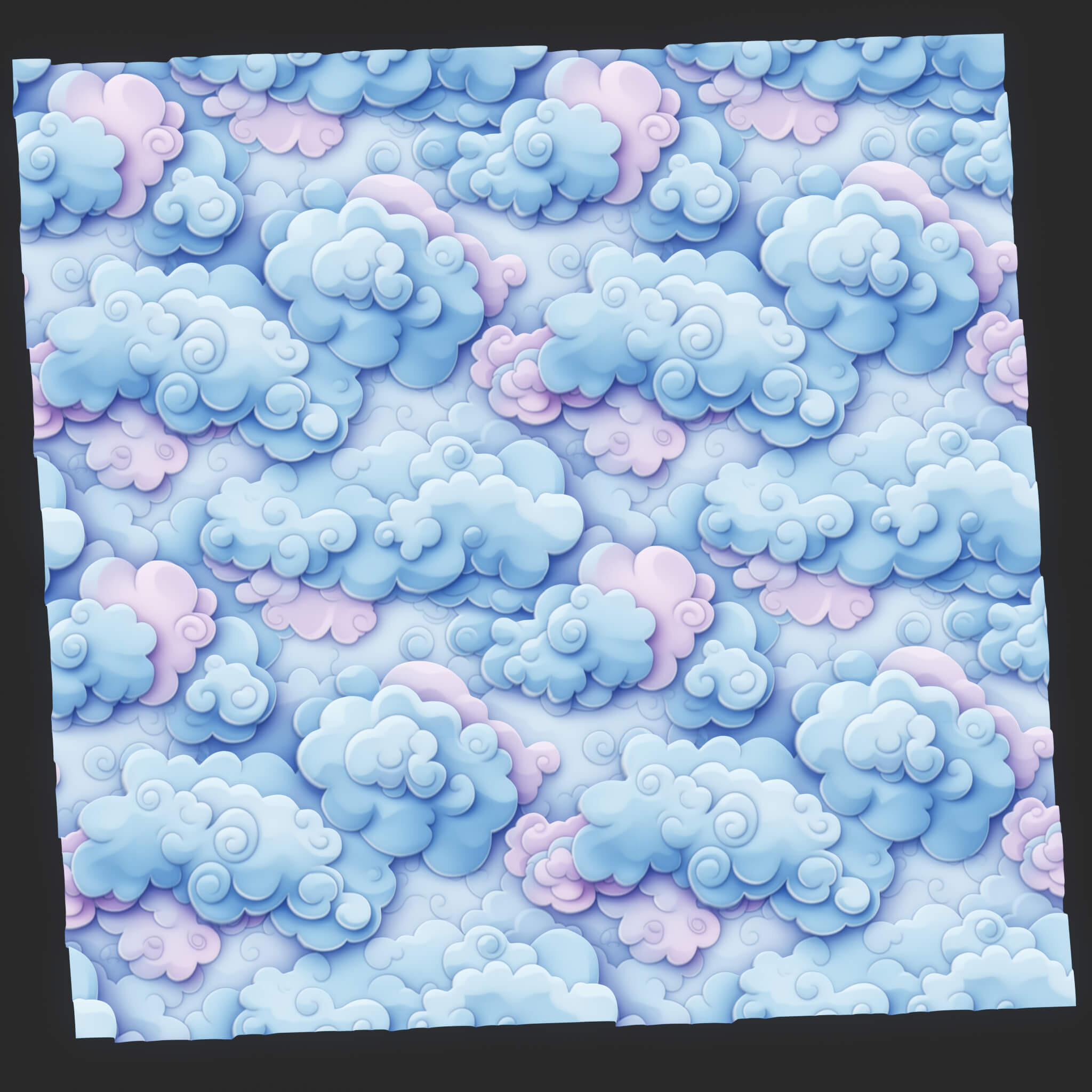 Stylized Clouds Seamless Texture by zames1992d