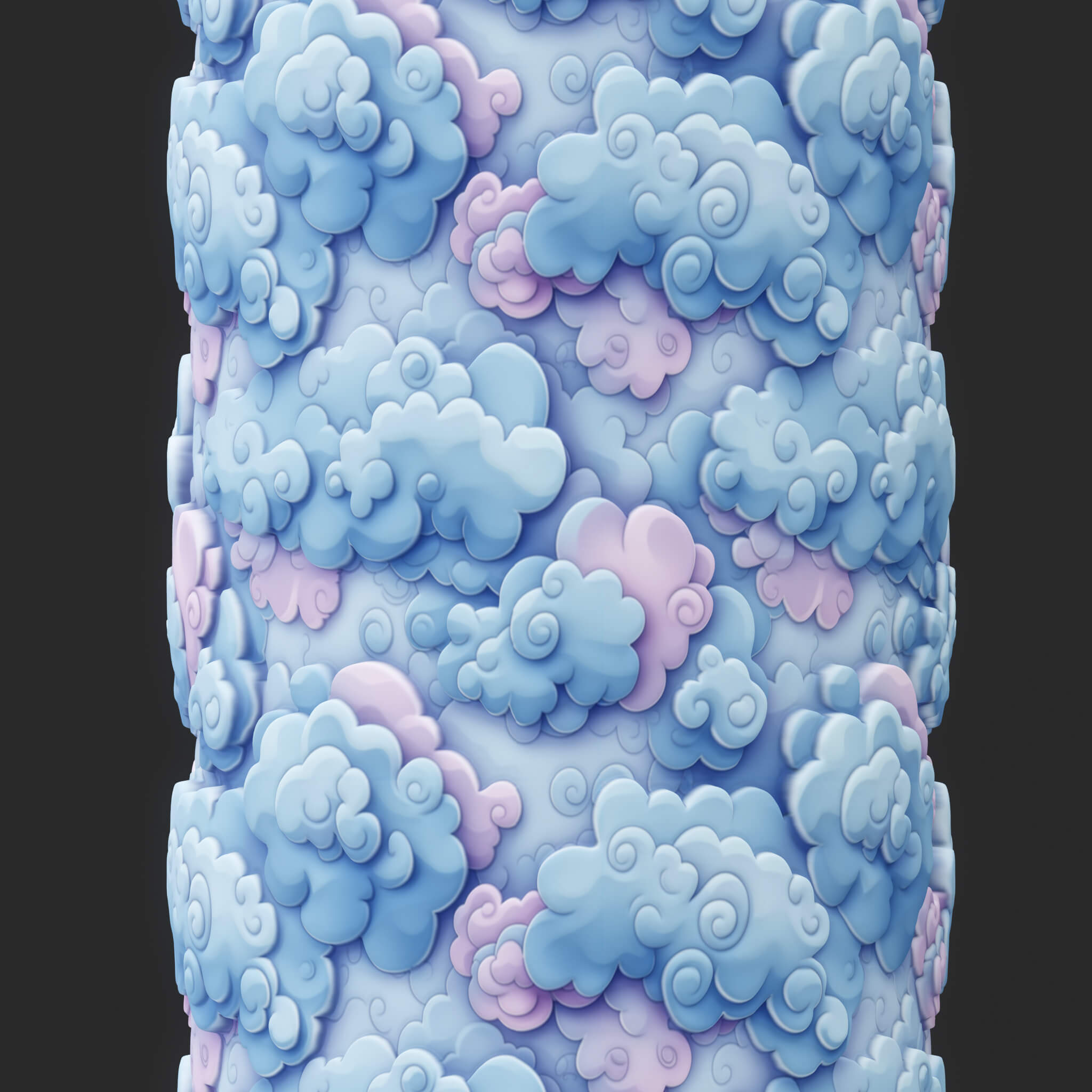 Stylized Clouds Seamless Texture by zames1992d