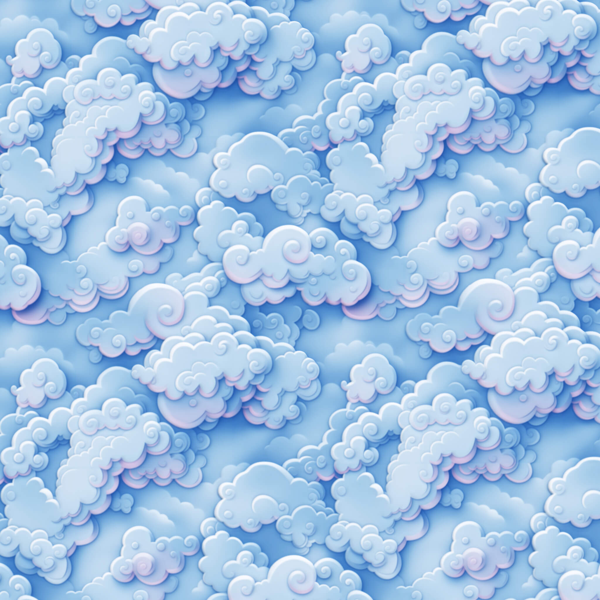 Stylized Clouds Seamless Texture by zames1992d