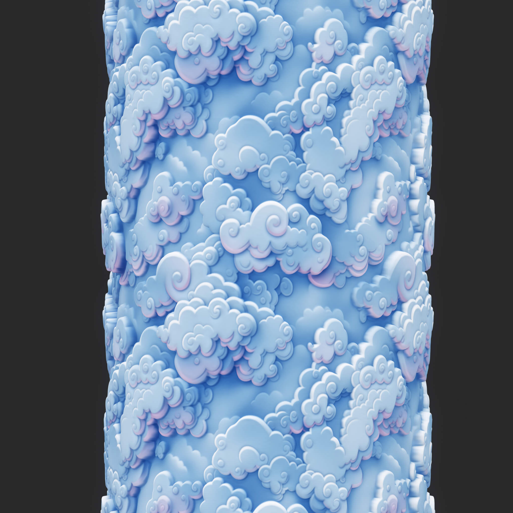 Stylized Clouds Seamless Texture by zames1992d