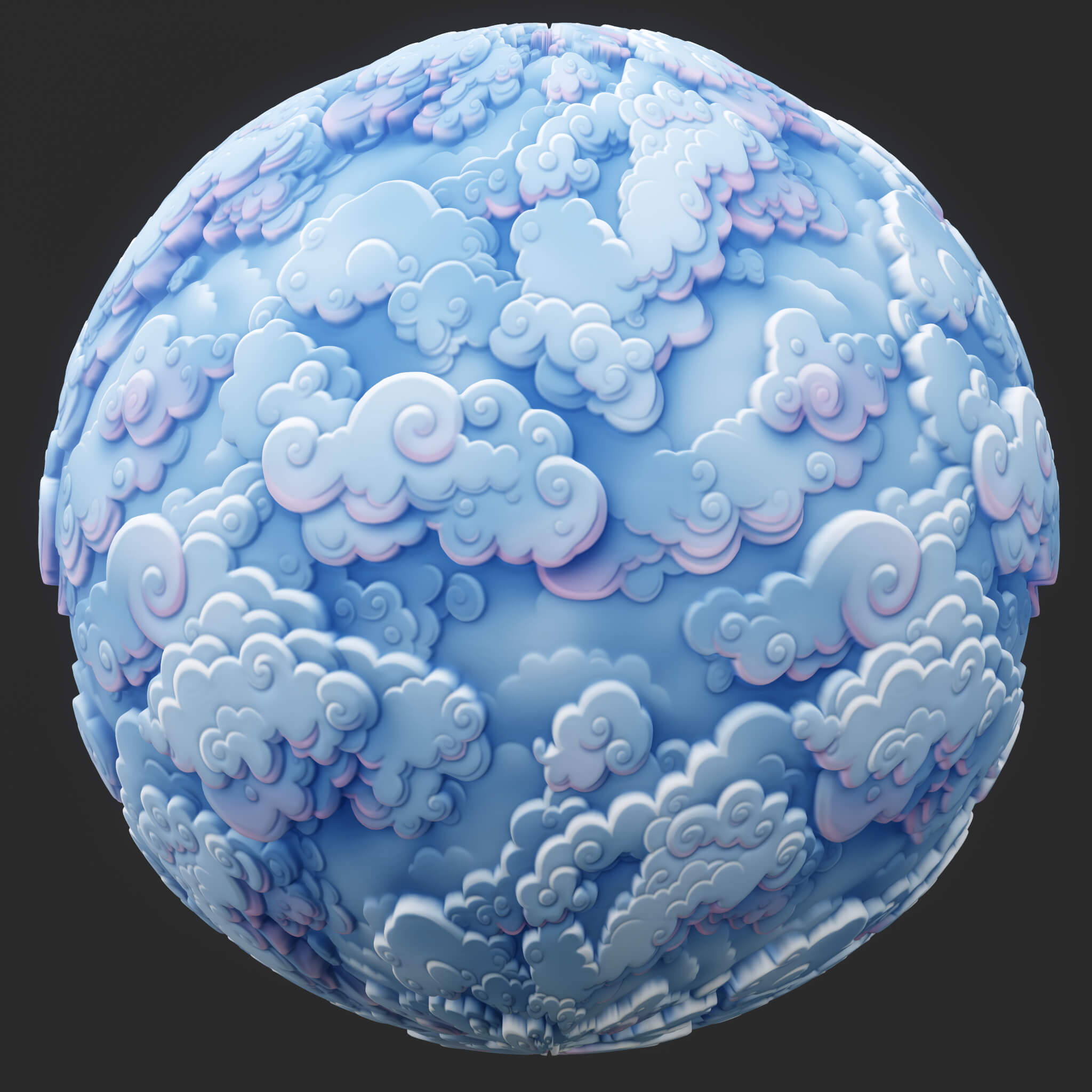 Stylized Clouds Seamless Texture by zames1992d