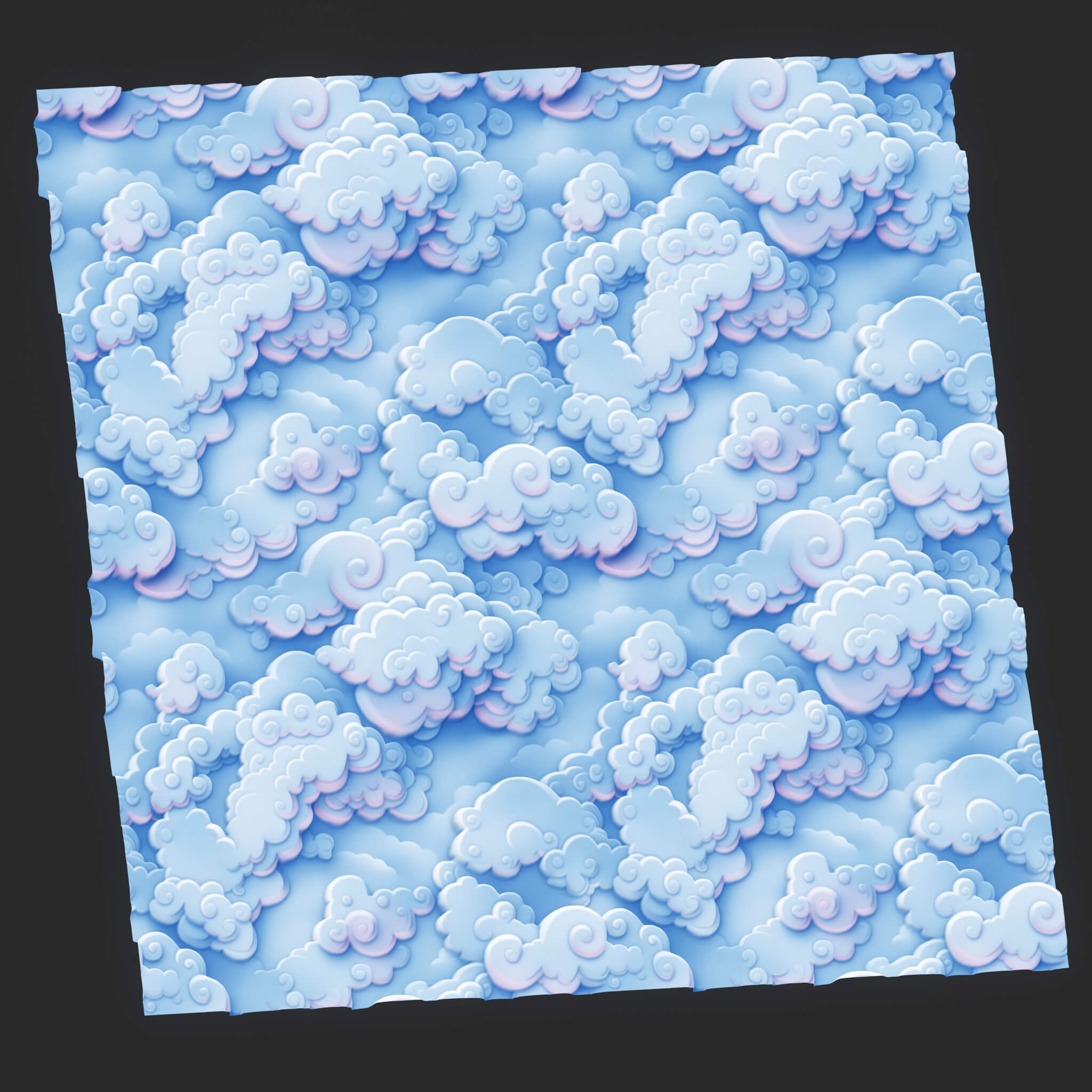 Stylized Clouds Seamless Texture by zames1992d