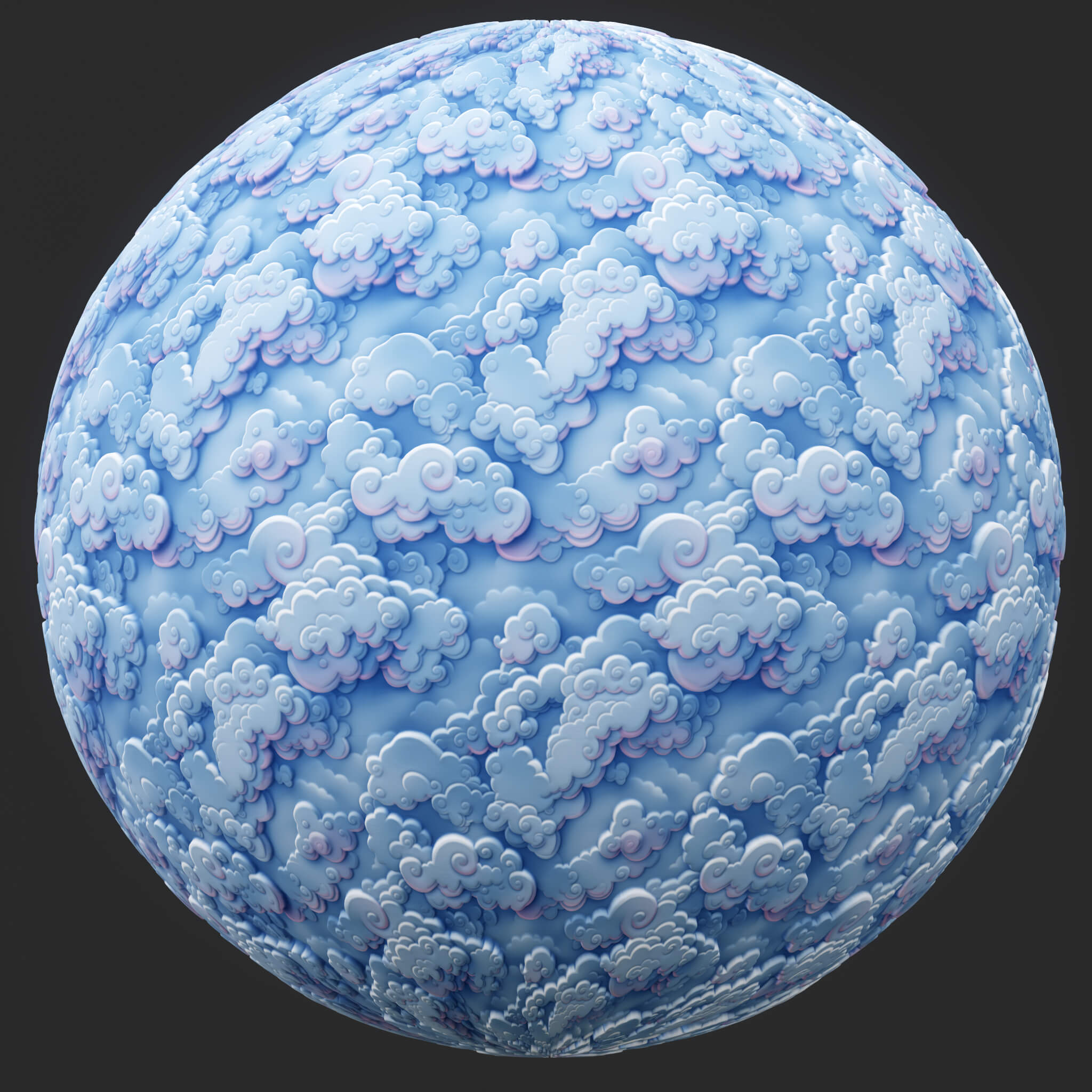 Stylized Clouds Seamless Texture by zames1992d